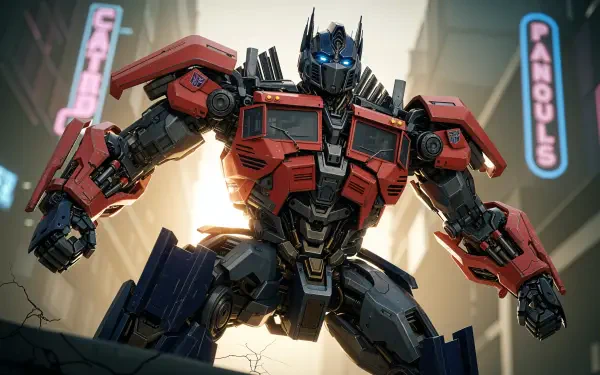 Optimus Prime — 4K Ultra HD City Sentinel by QuantumCurator