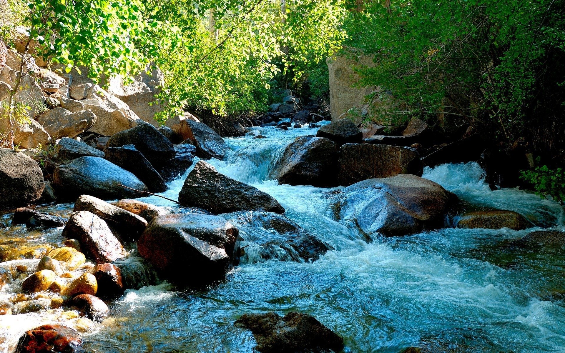 Nature Stream HD Wallpaper