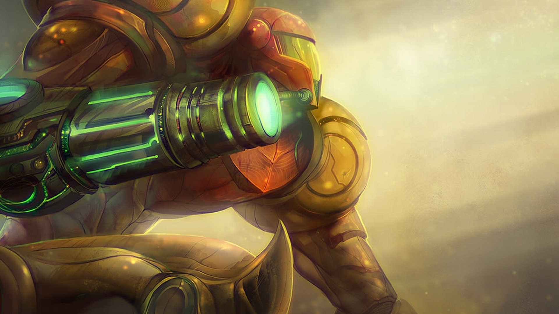 Samus Aran HD Wallpaper – Epic Metroid Video Game Art