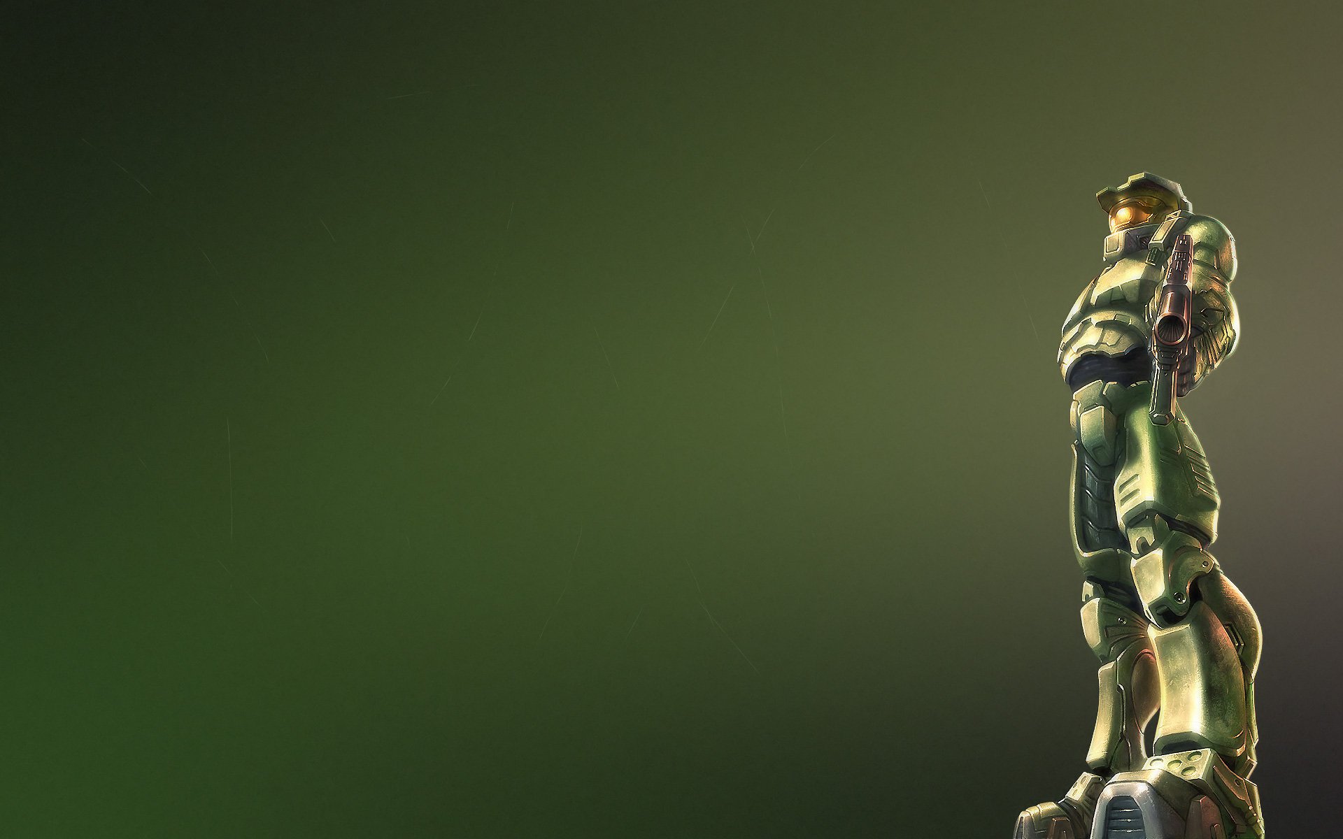 Halo Hero: Master Chief HD Video Game Wallpaper