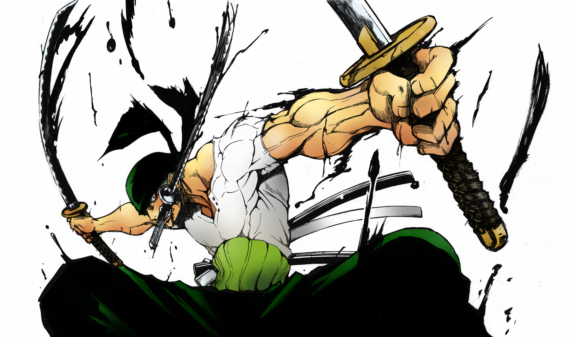 Roronoa Zoro Santoryu HD Wallpaper 1920x1133 Wallpaper Abyss