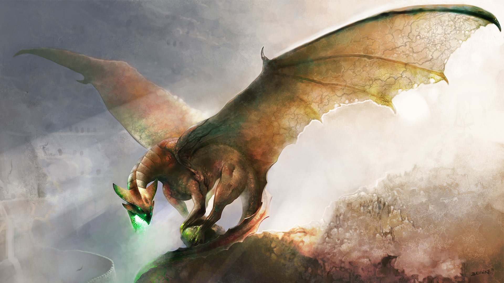 Download Fantasy Dragon HD Wallpaper