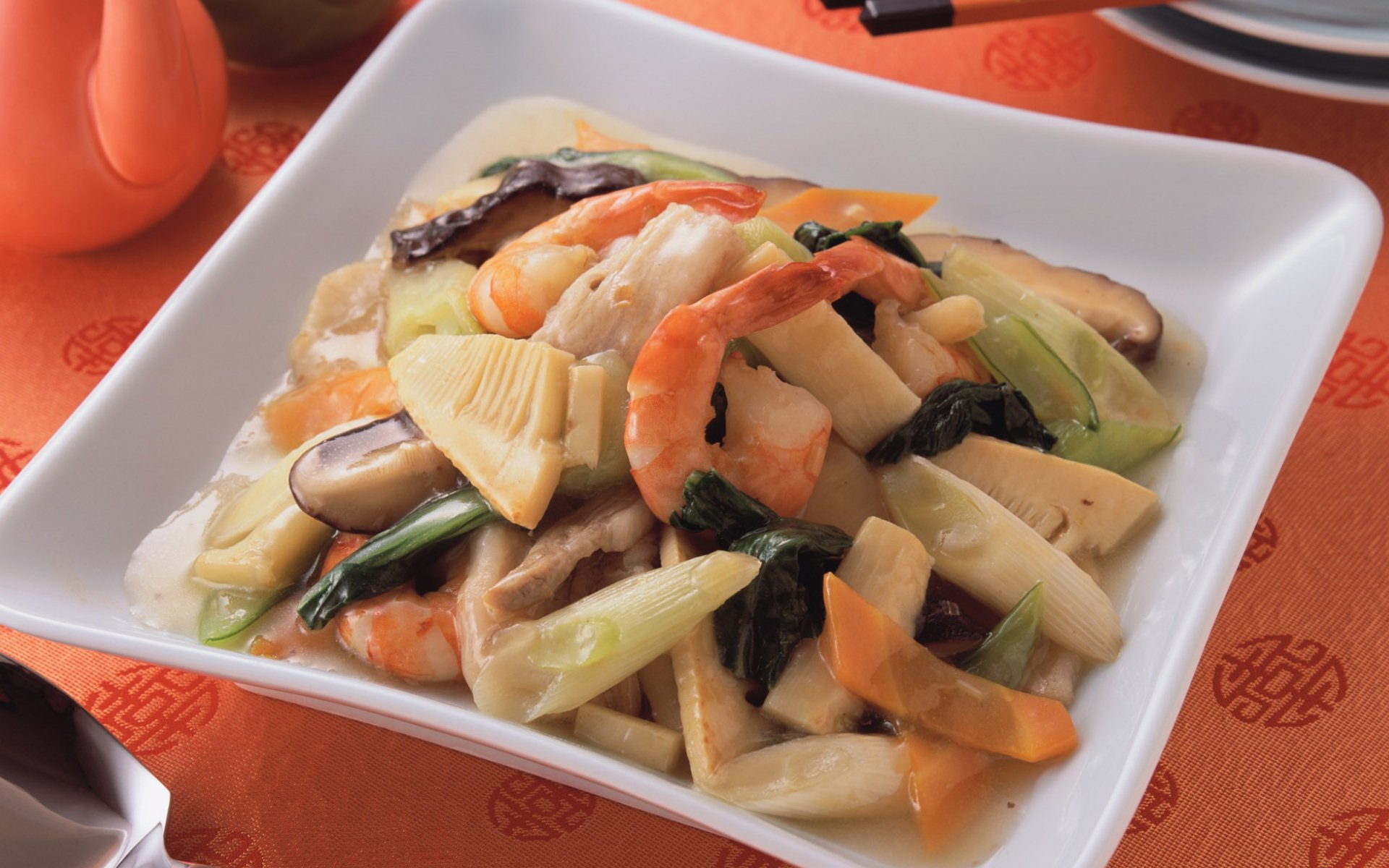 Savor Authentic Chinese Flavors: HD Chinese Food Delight Wallpaper