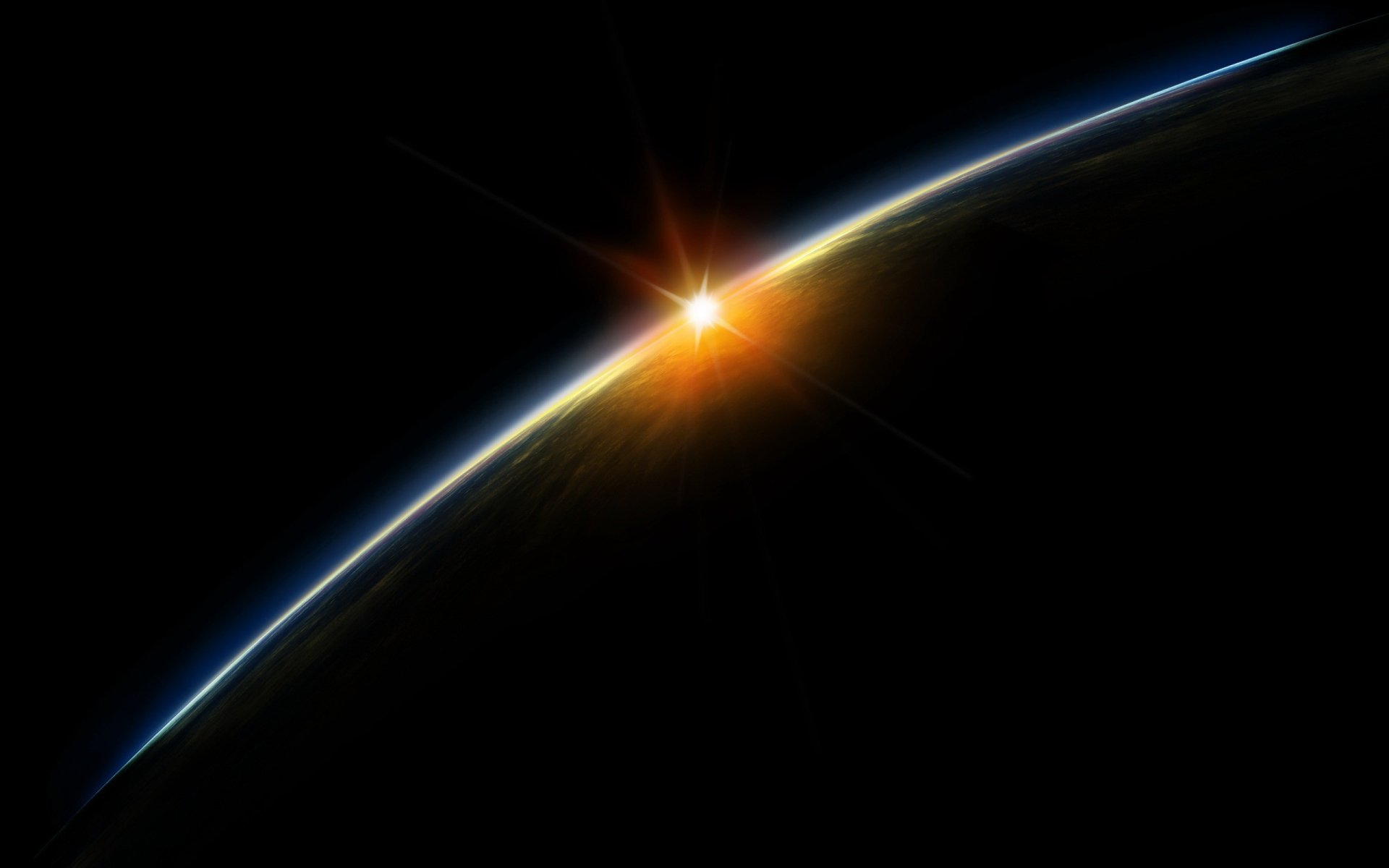 Sunrise From Space Hd