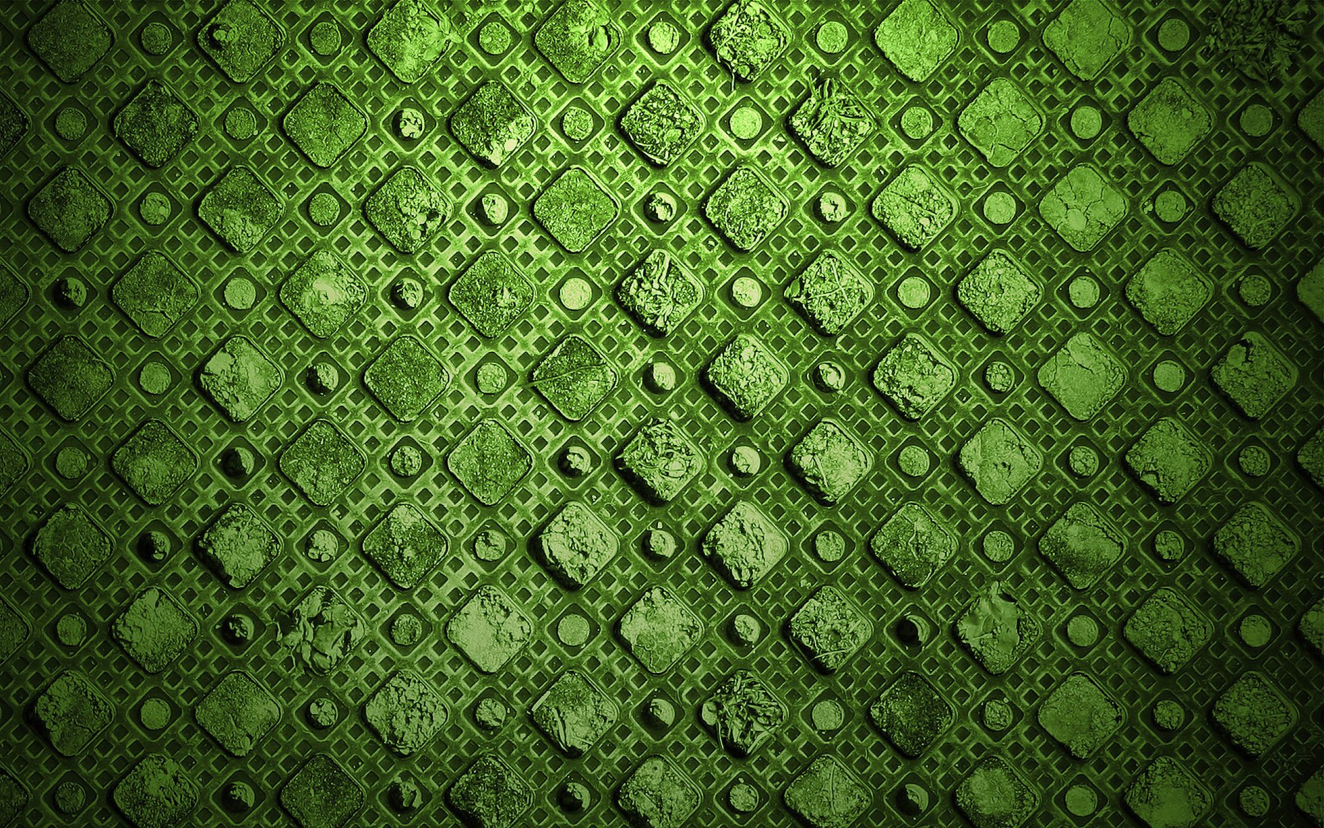 Verdant Grid — Abstract Green 2K Wallpaper | 2560x1600 | Wallpaper Abyss