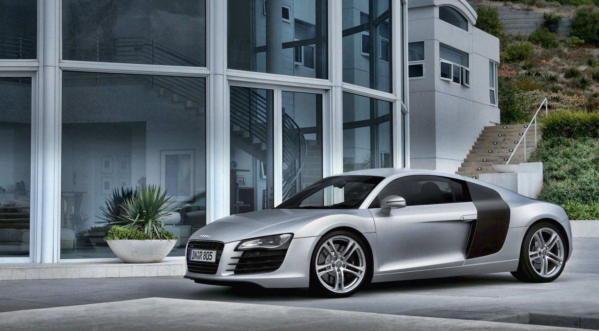 Red Audi R8 Wallpaper Widescreen Hd