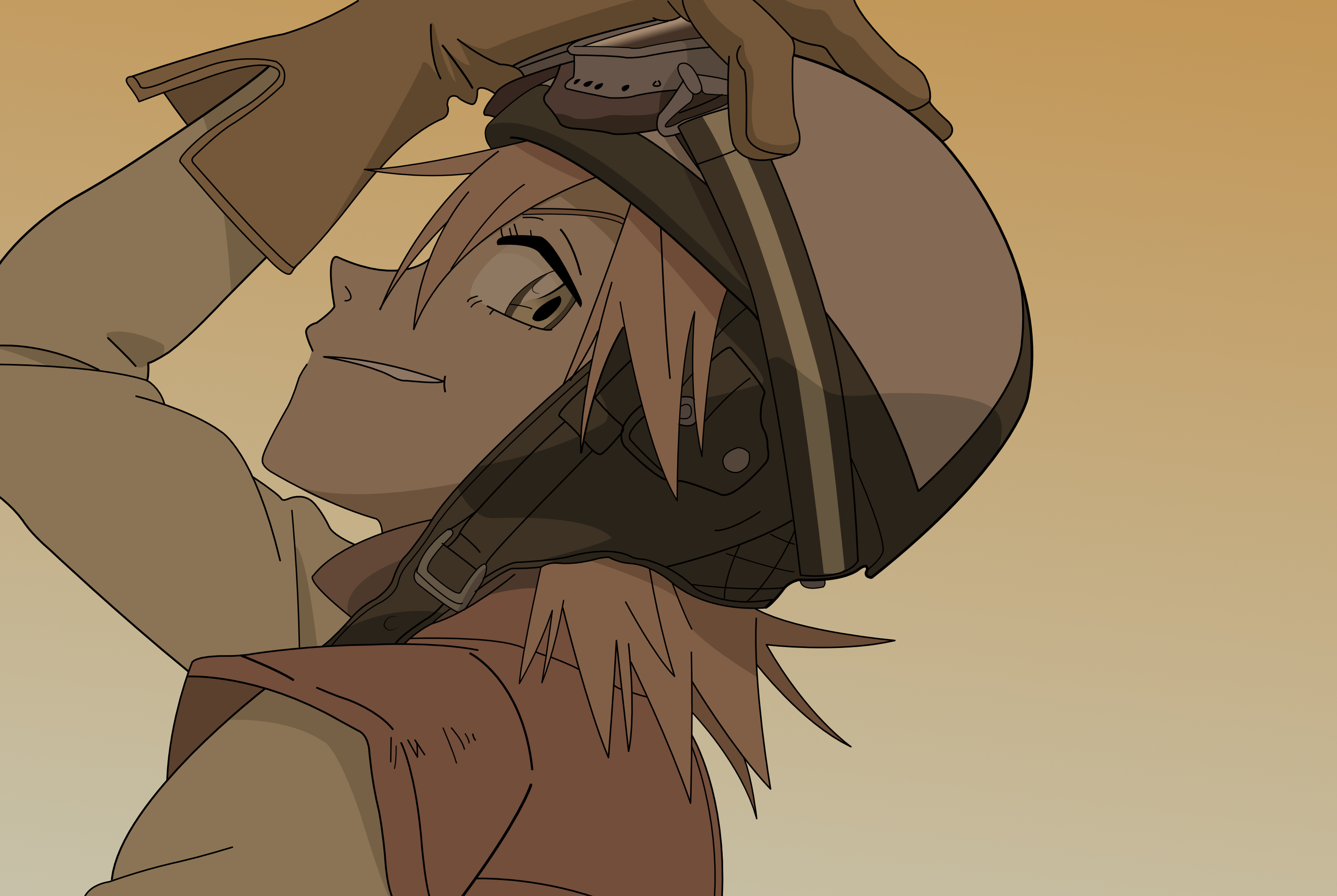 FLCL Anime Vibes HD Wallpaper