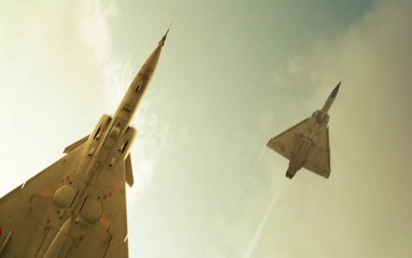 Stunning HD Wallpaper of Dassault Mirage 2000 in Flight
