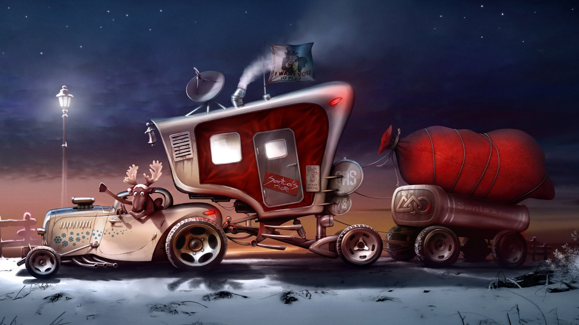 Download Funny Car HD Wallpaper