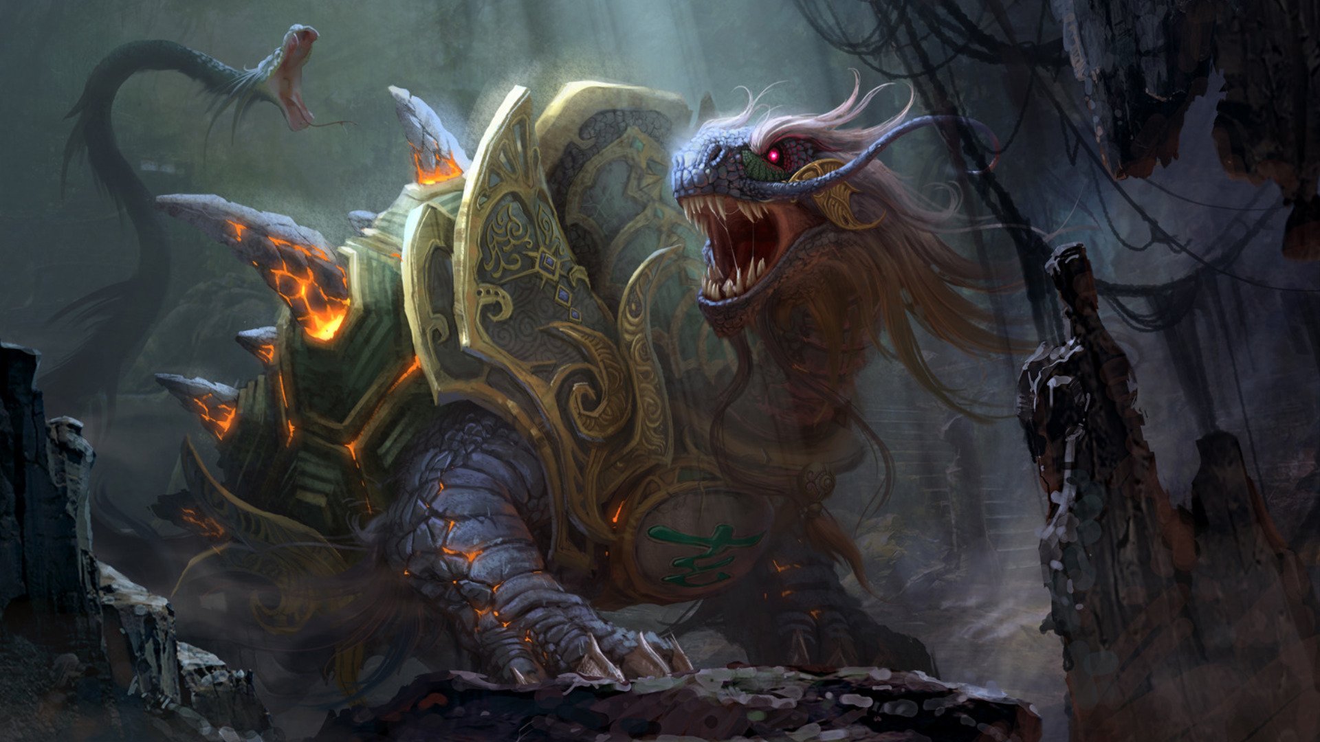 Epic Fantasy Creature HD Wallpaper by dafei