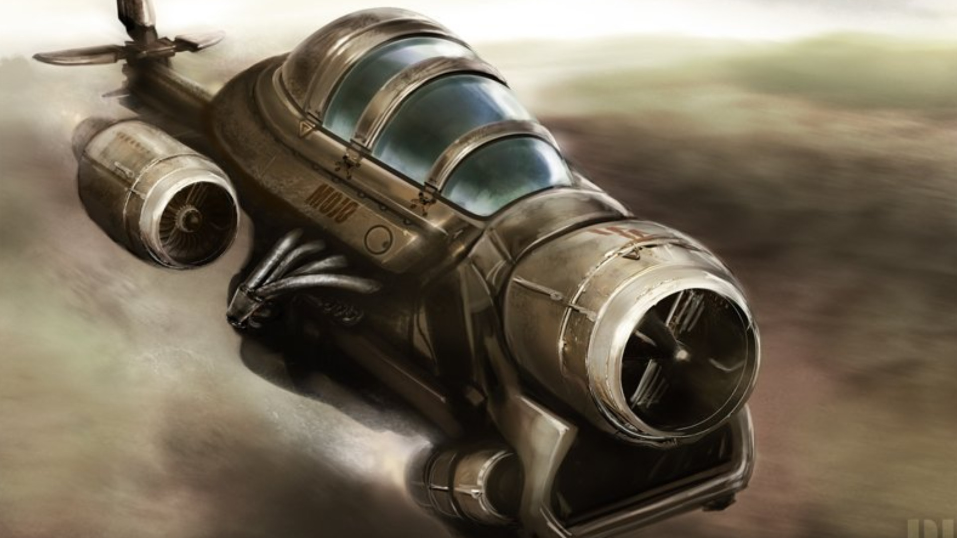 Sci Fi Aircraft HD Wallpaper