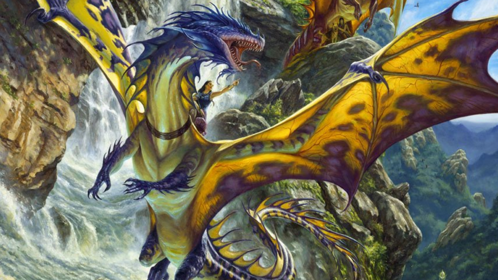 Battle Of Giants Dragons Wallpaper