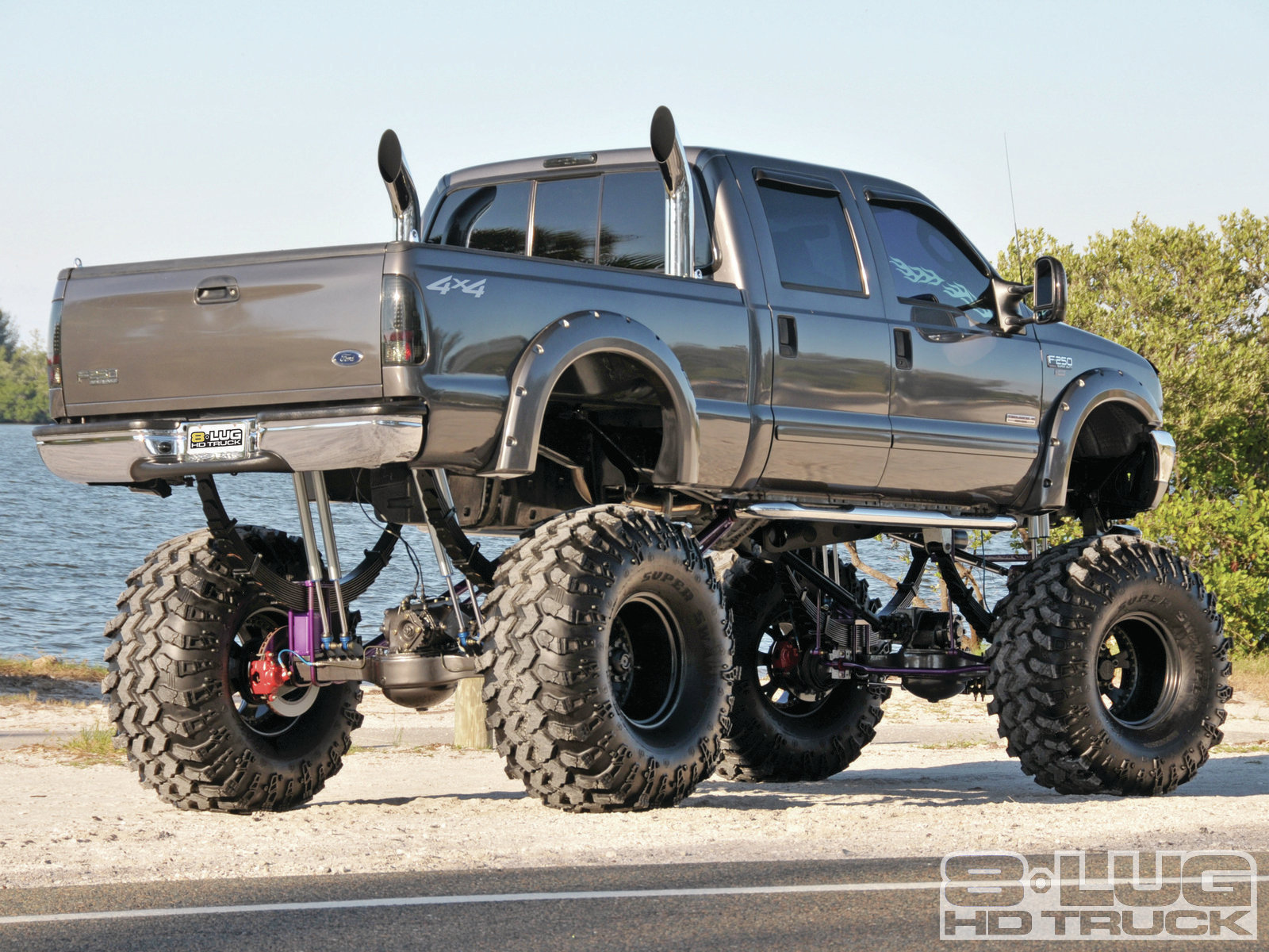 Download Ford Monster Truck Vehicle Ford F-250 Ford F-250 Wallpaper