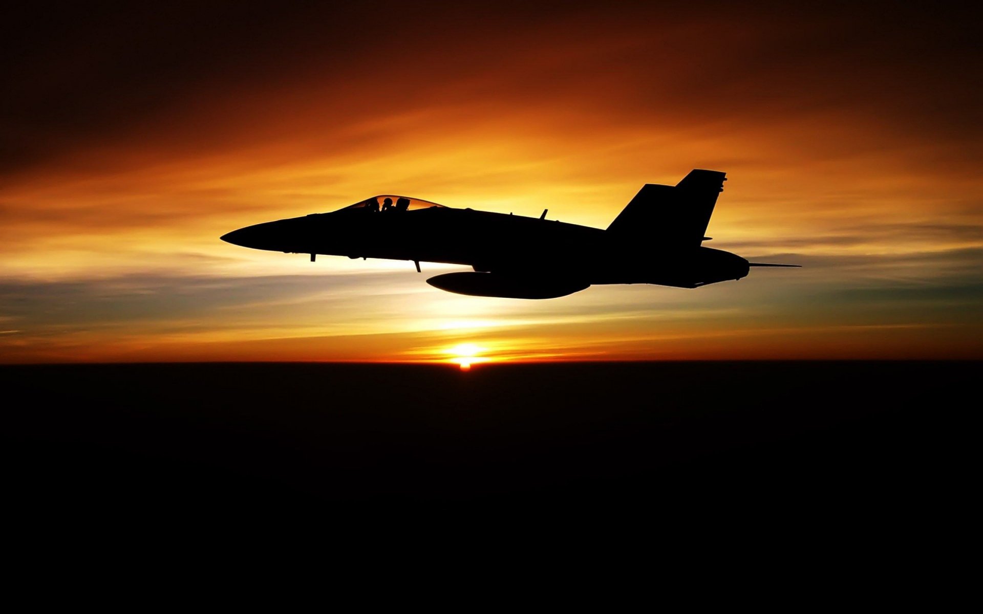 Stunning HD Wallpaper of the McDonnell Douglas F/A-18 Hornet Fighter Jet