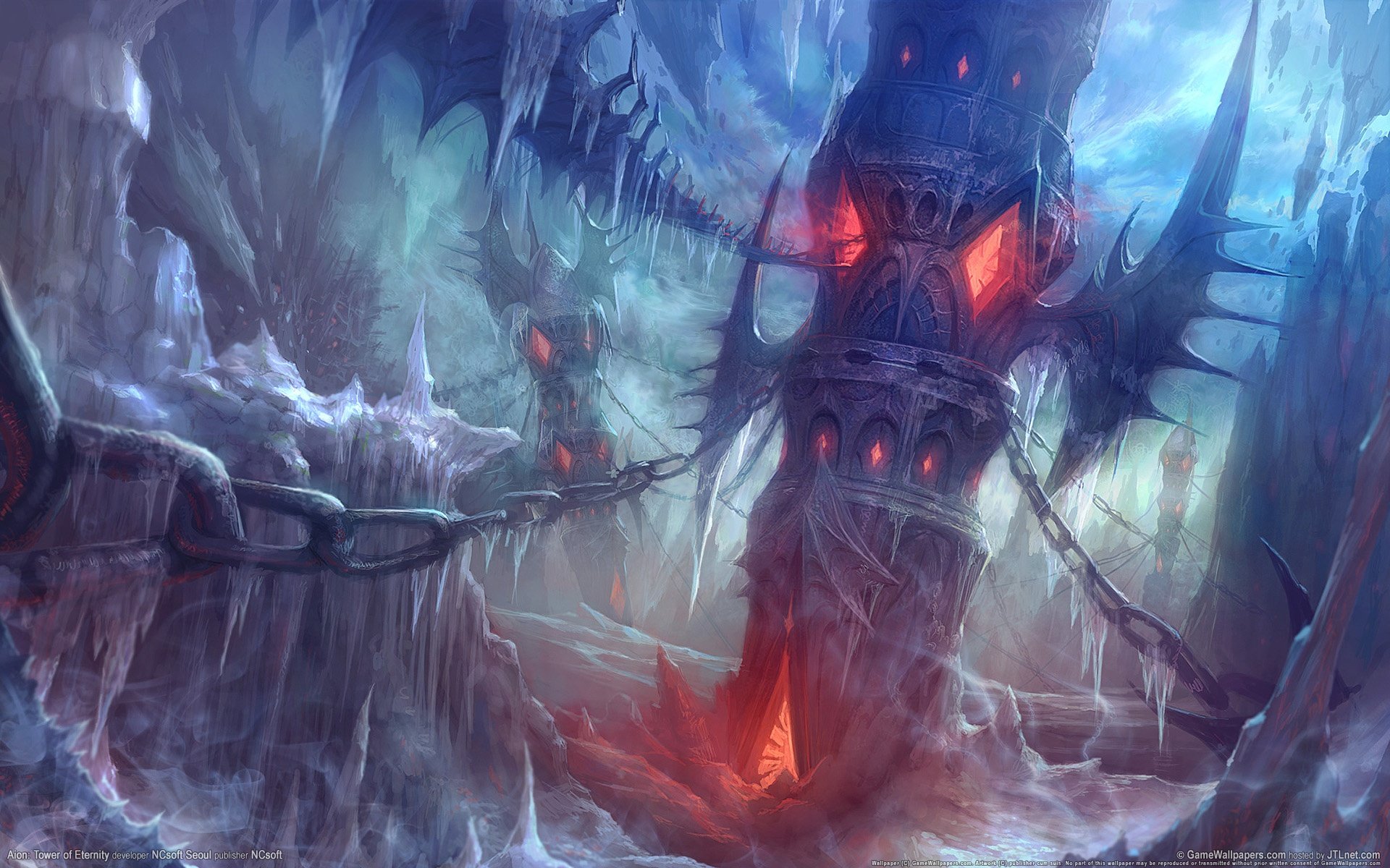 AION HD Wallpaper: Epic Fantasy Realm in Stunning Video Game Detail