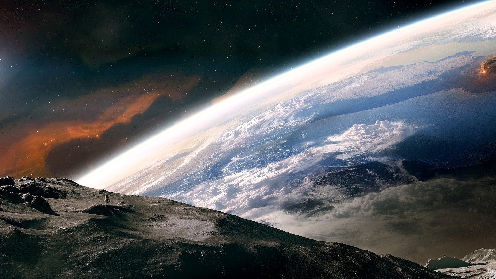 Download Sci Fi Planetscape HD Wallpaper
