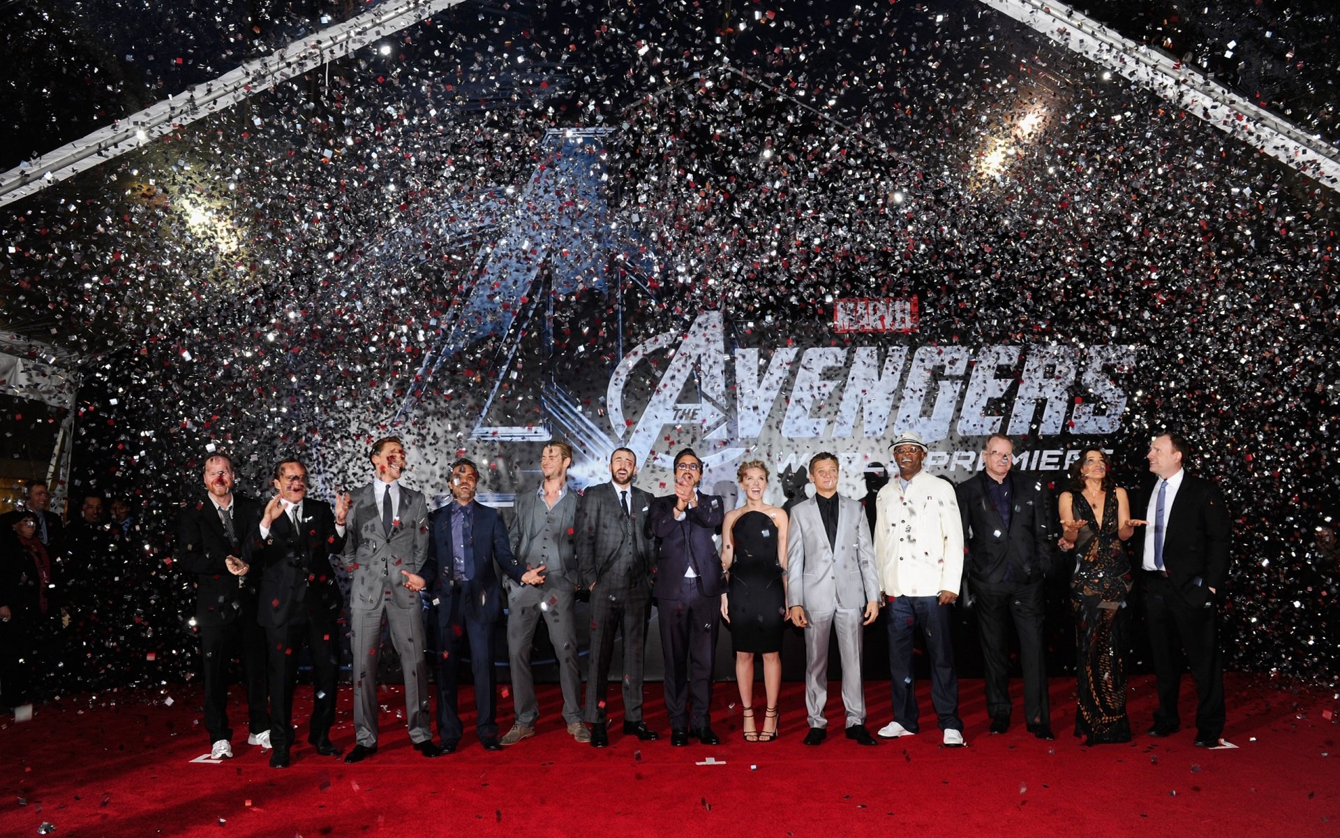 Avengers Star-Studded HD Wallpaper Featuring Iconic Actors