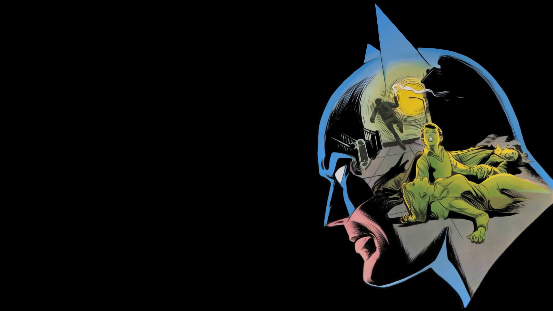 Download Comic Batman HD Wallpaper | 1920x1080 | Wallpaper Abyss