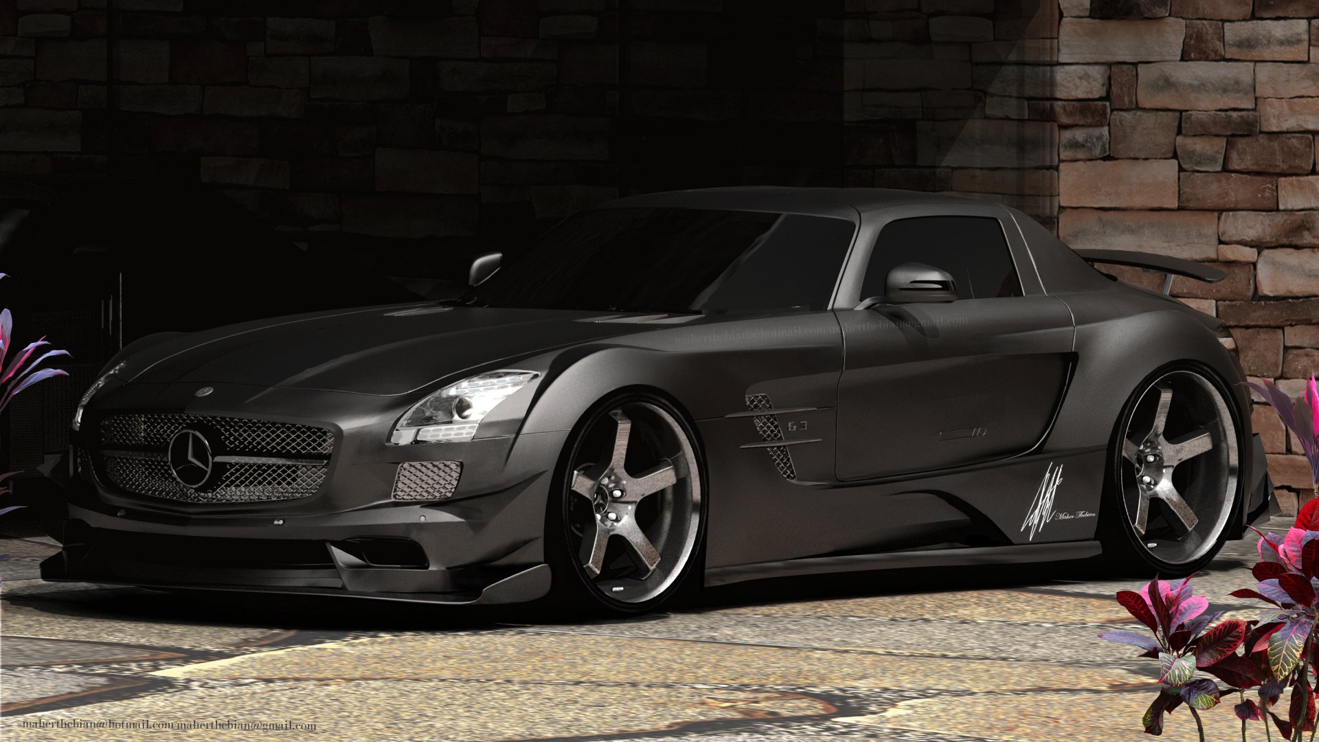 Mercedes SLS Black Series by thebian