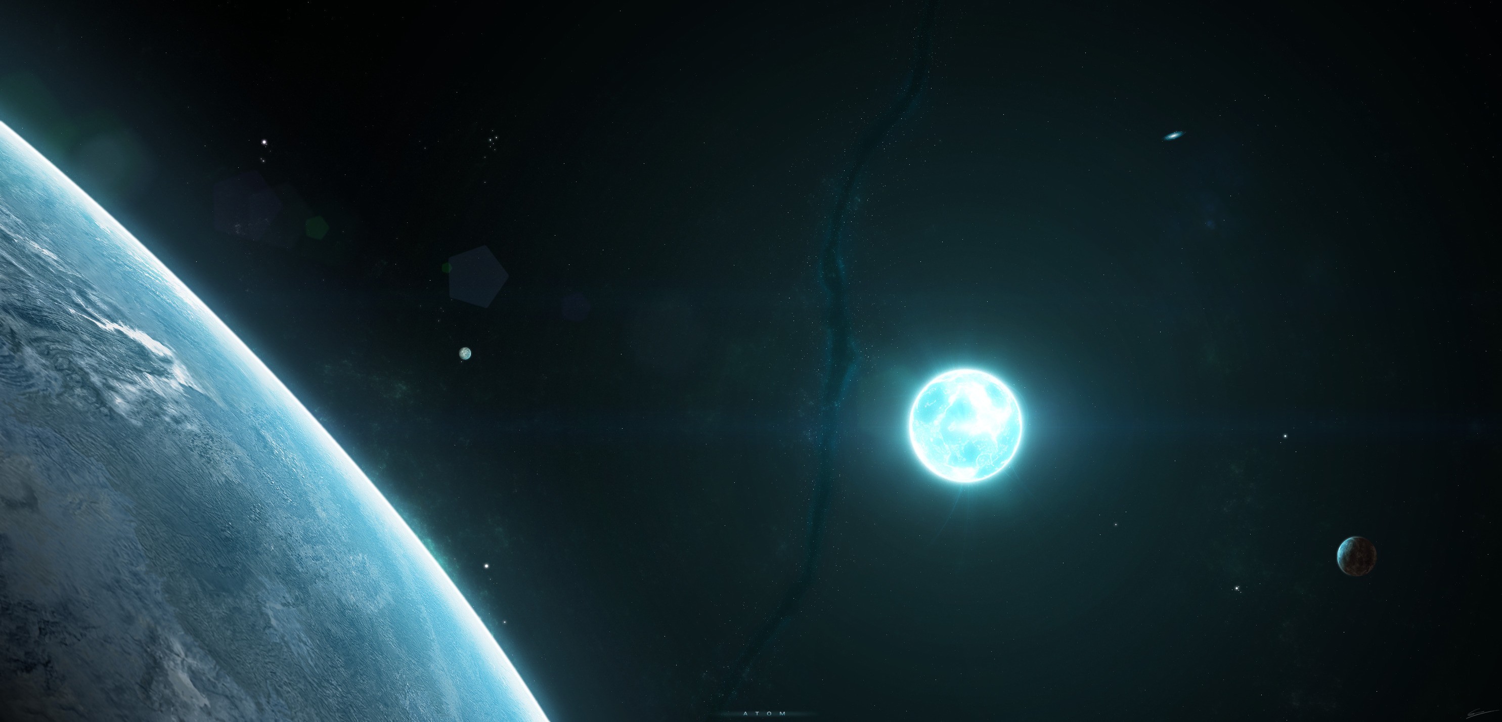 Download Sci Fi Planetscape HD Wallpaper