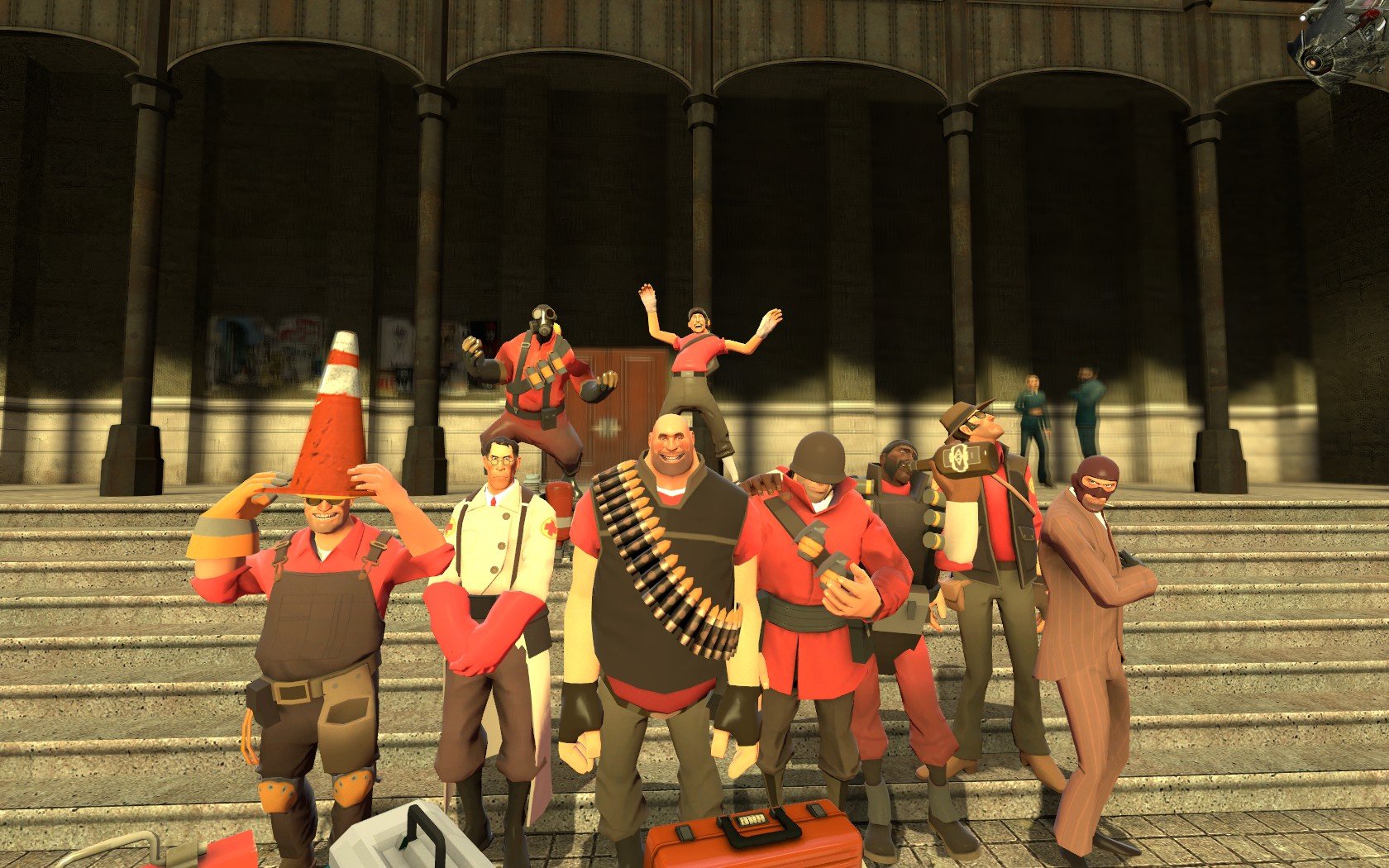 Team Fortress 2 HD Wallpaper: Get Ready for Action!