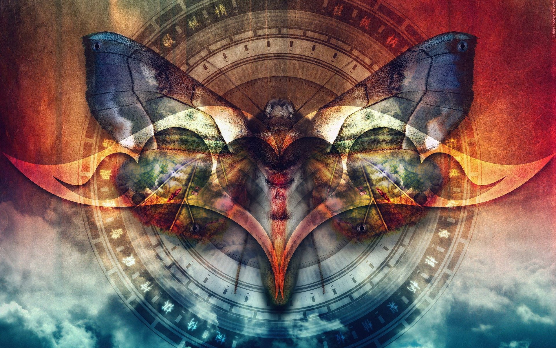 2K Quad HD: Luminous Butterfly Wing Sigil | 2560x1600 | Wallpaper Abyss