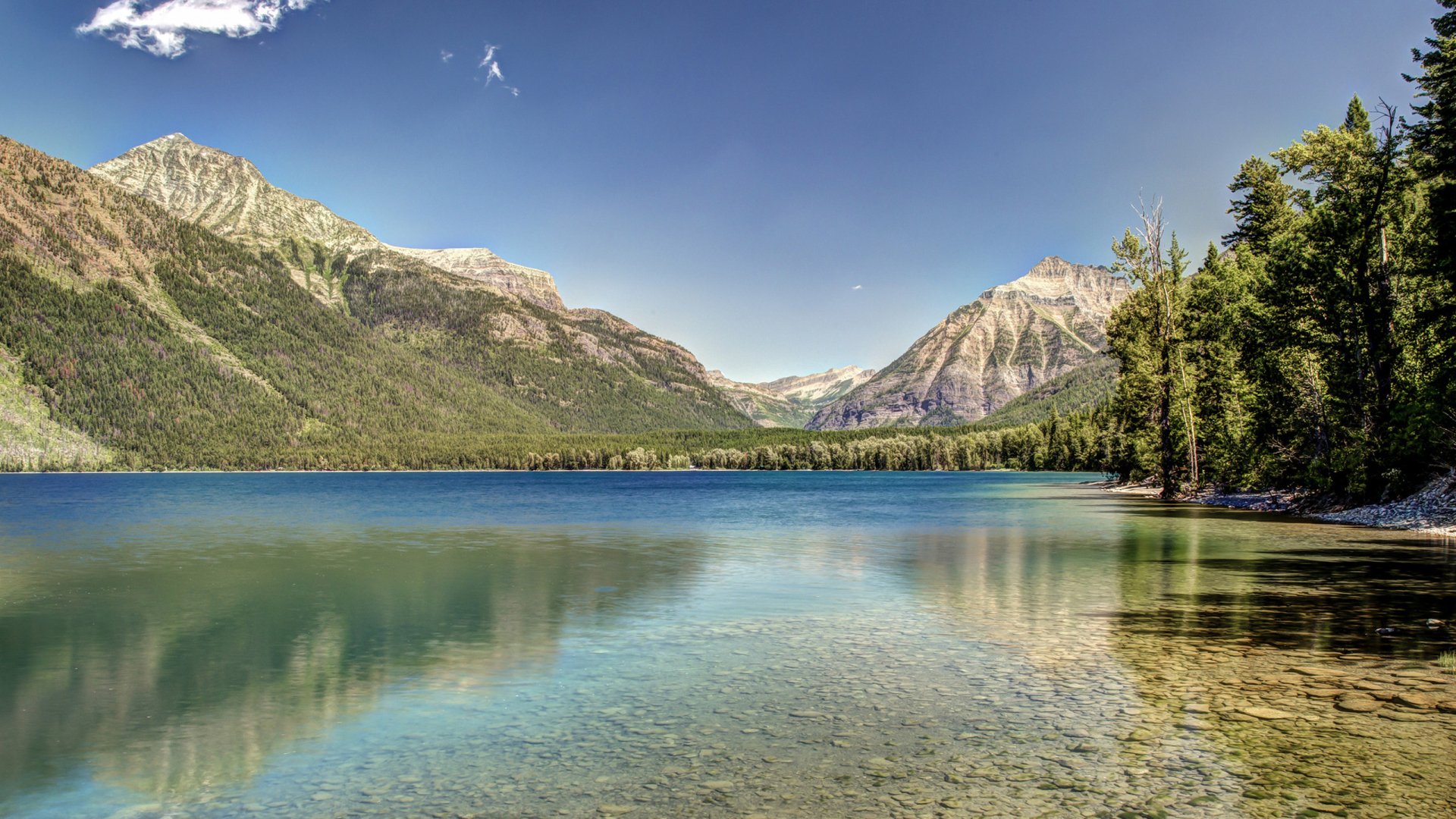 Serene Nature Lake HD Wallpaper | 2560x1440 | Wallpaper Abyss