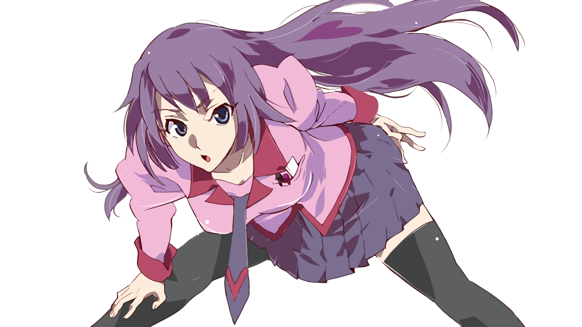 Hitagi Senjōgahara 4K Ultra HD Wallpaper - Monogatari Series