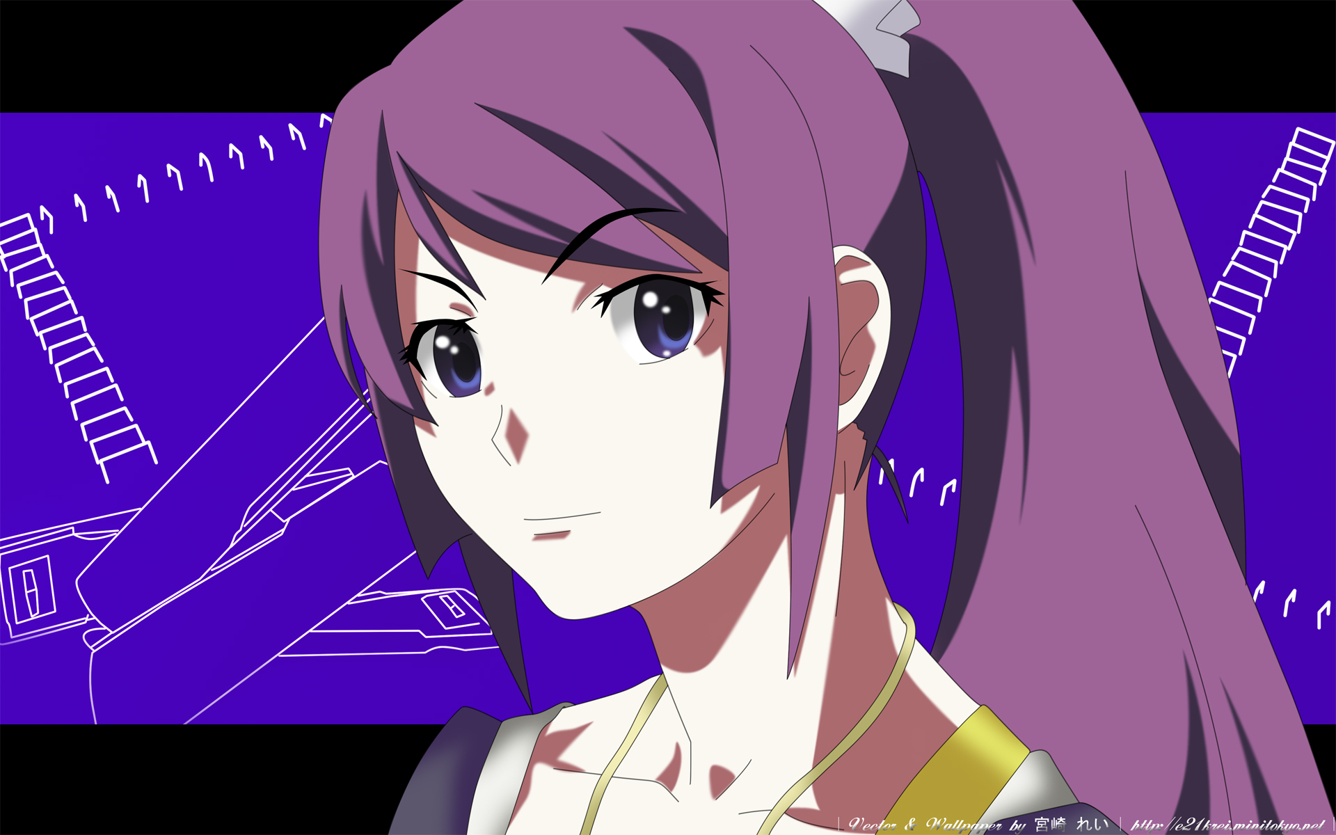 Download Hitagi Senjōgahara Anime Monogatari (Series) HD Wallpaper