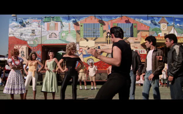 Grease Movie HD Wallpaper: Classic Moments Captured