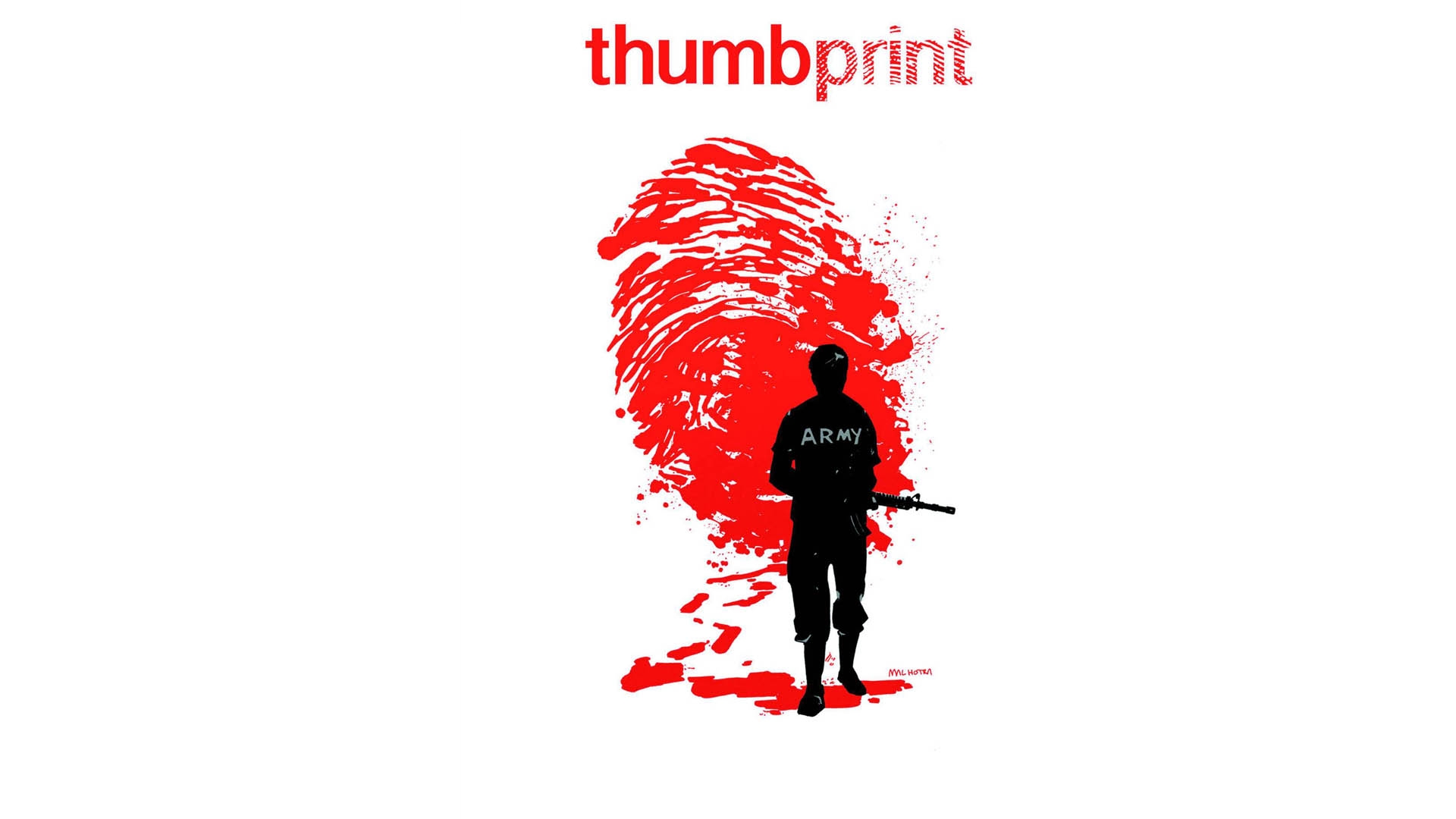 Download Comic Thumbprint HD Wallpaper