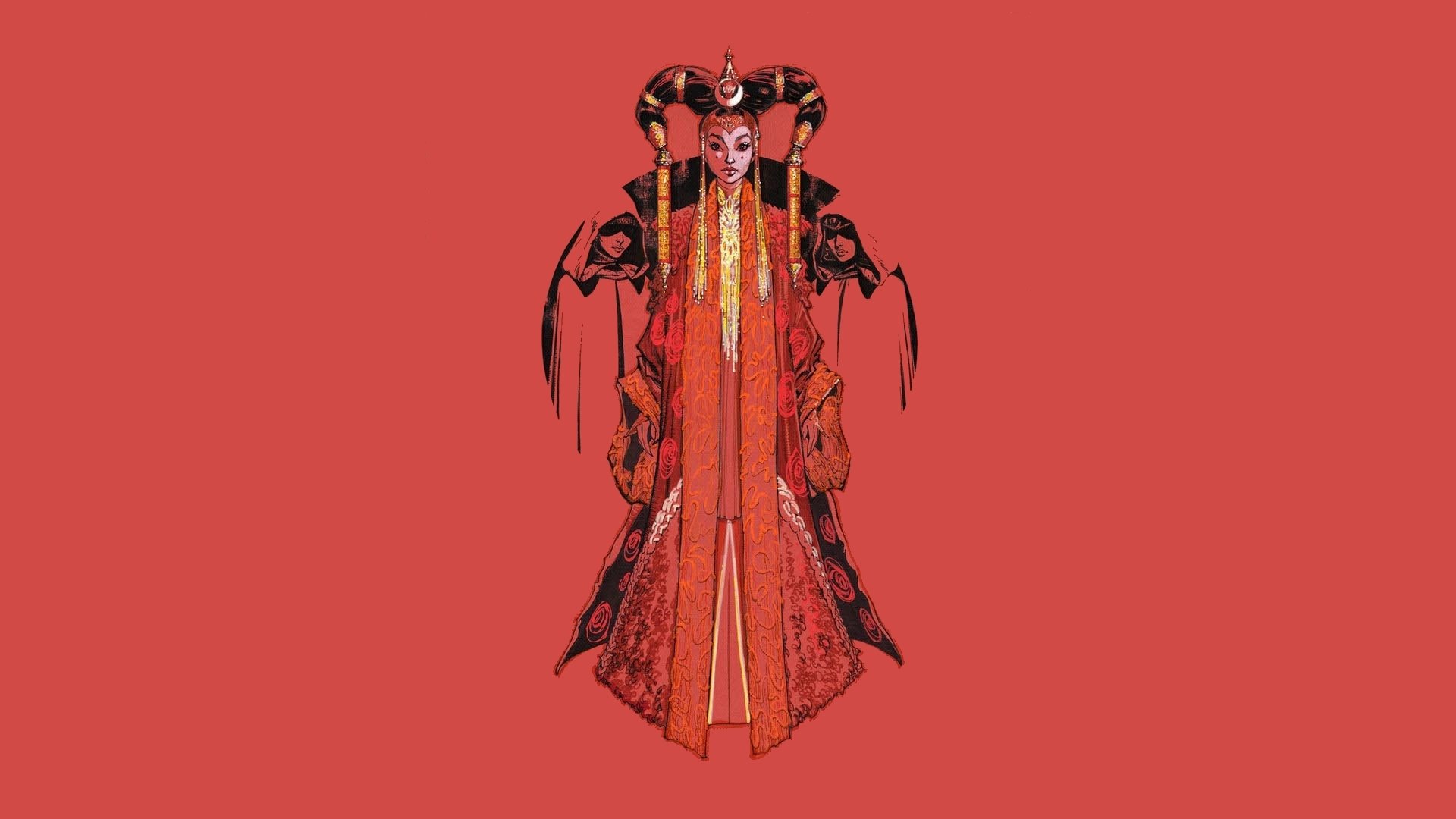 Regal Naboo Queen — Star Wars Comic HD Wallpaper | 1920x1080 ...