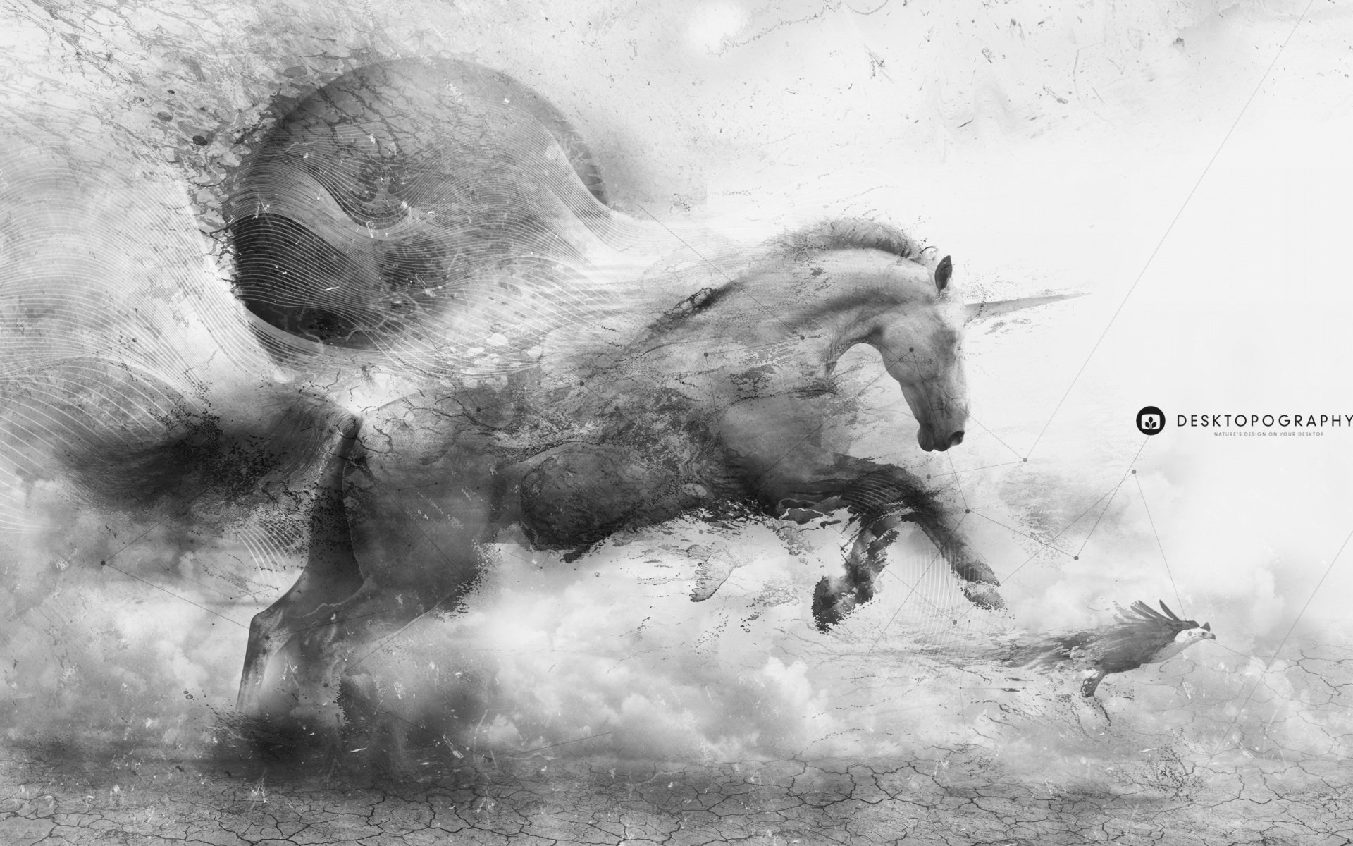 Majestic Fantasy Horse: HD Wallpaper for Dreamy Escapes