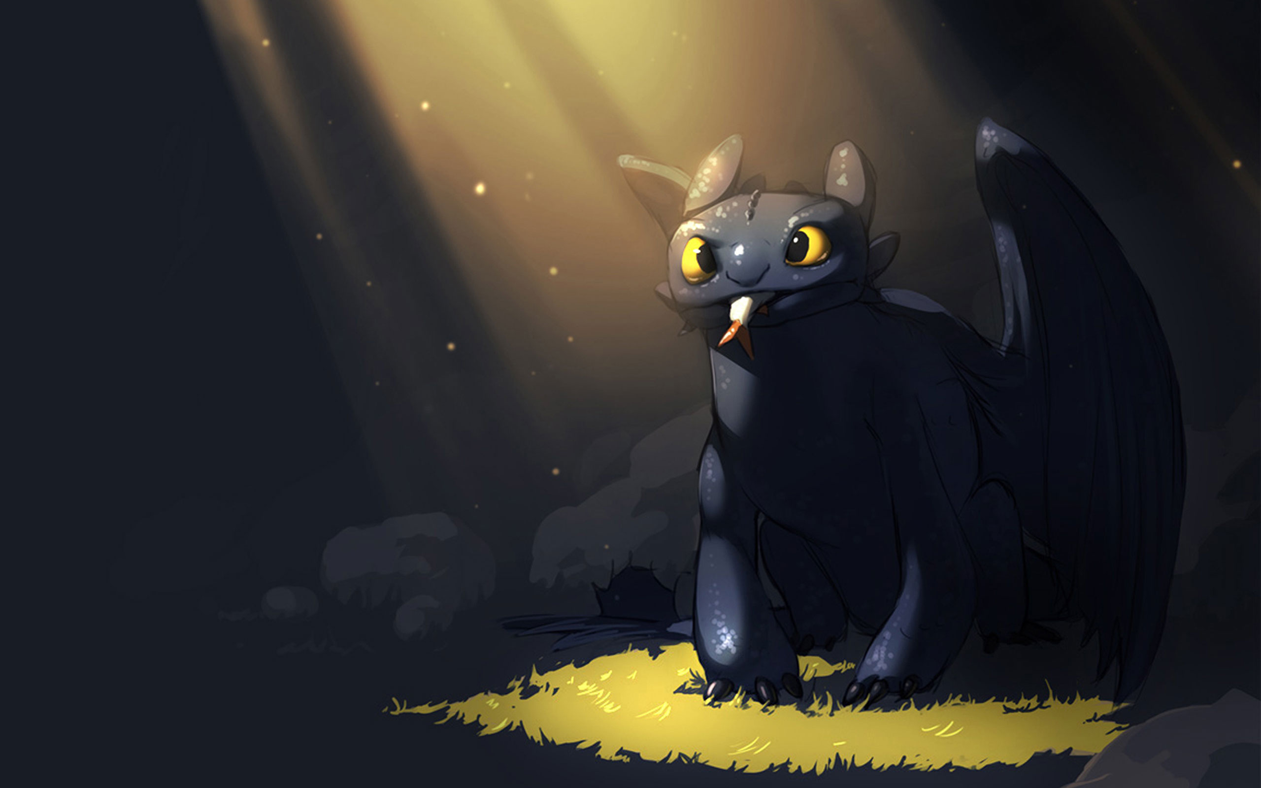 Toothless In Spotlight HD Wallpaper Toothless In Spotlight HD Wallpaper
