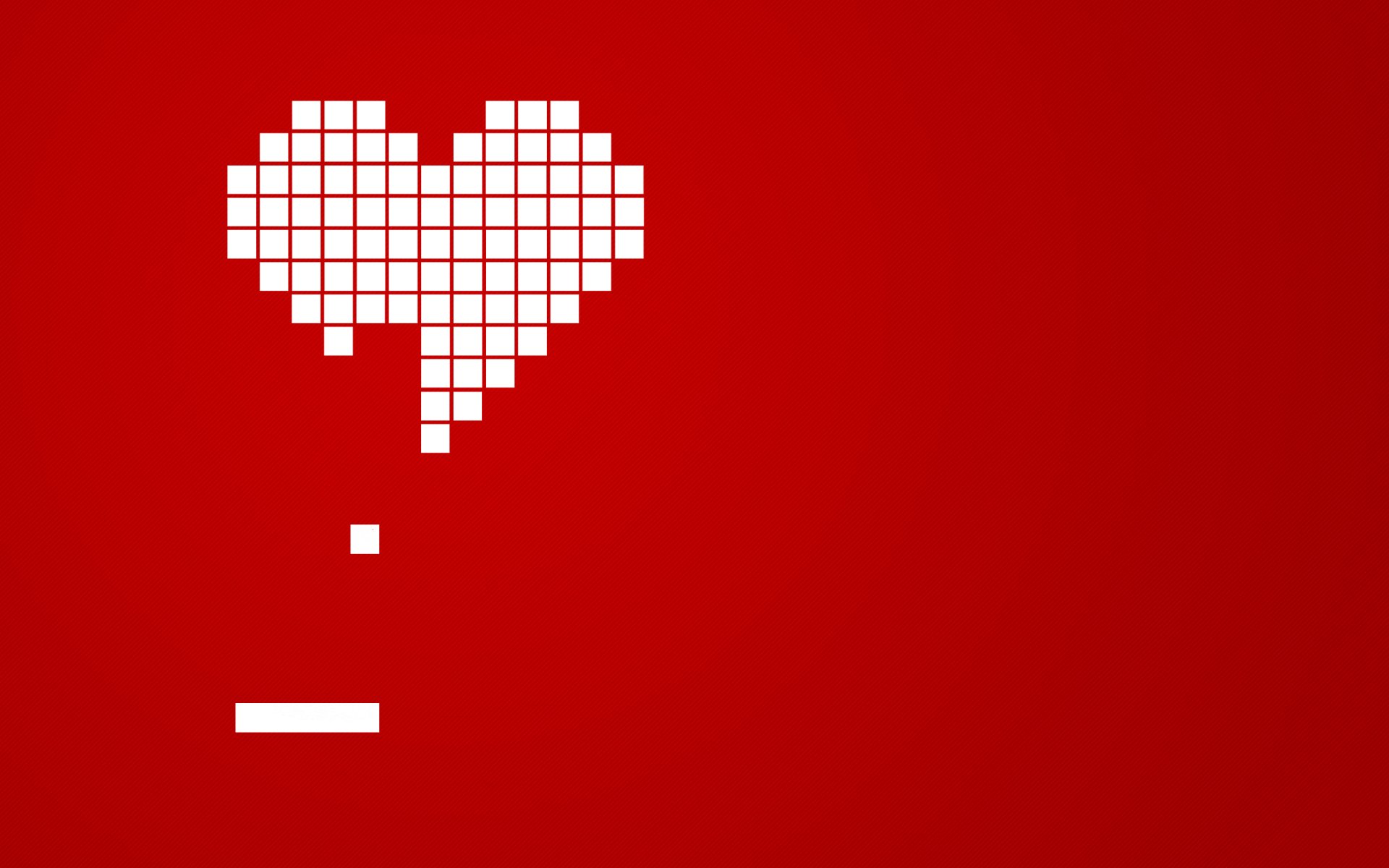 Pixel Heart Love HD Wallpaper