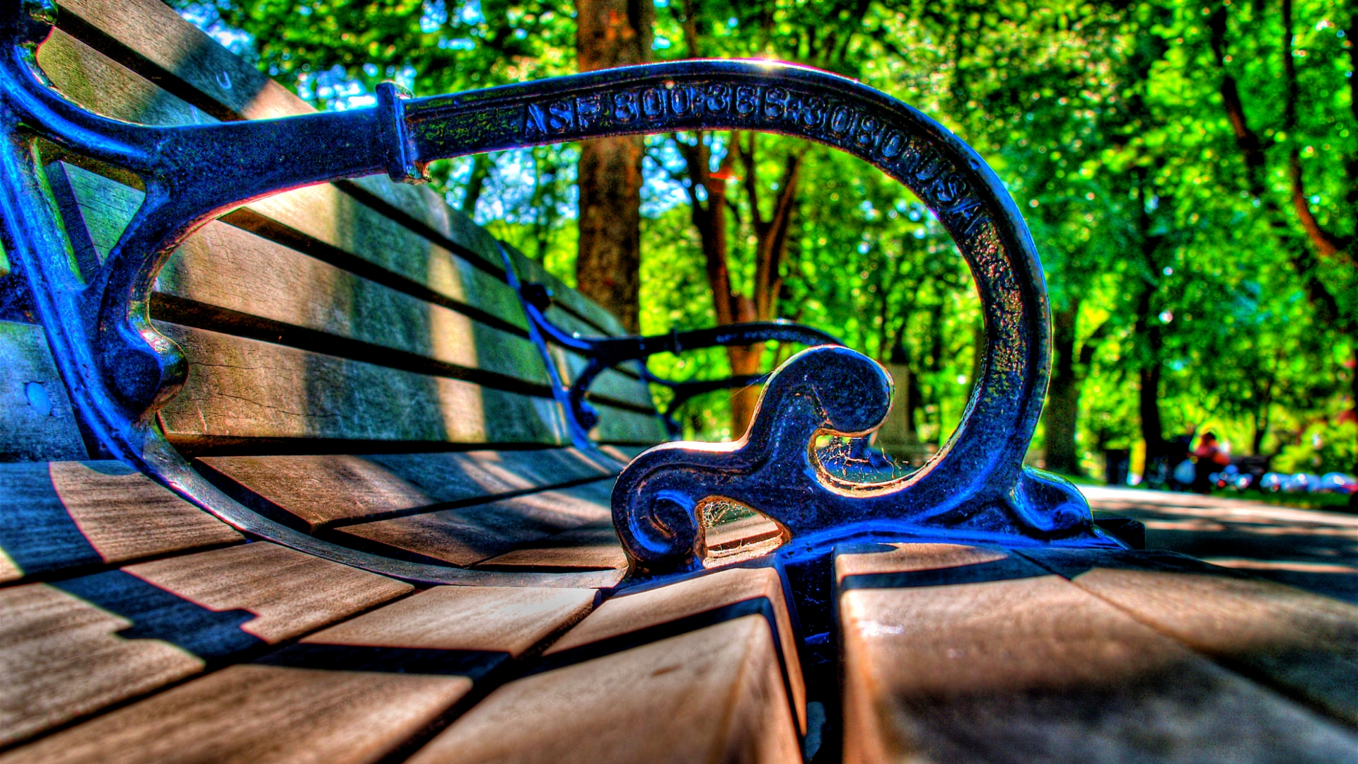 Man Made Bench HD Wallpaper