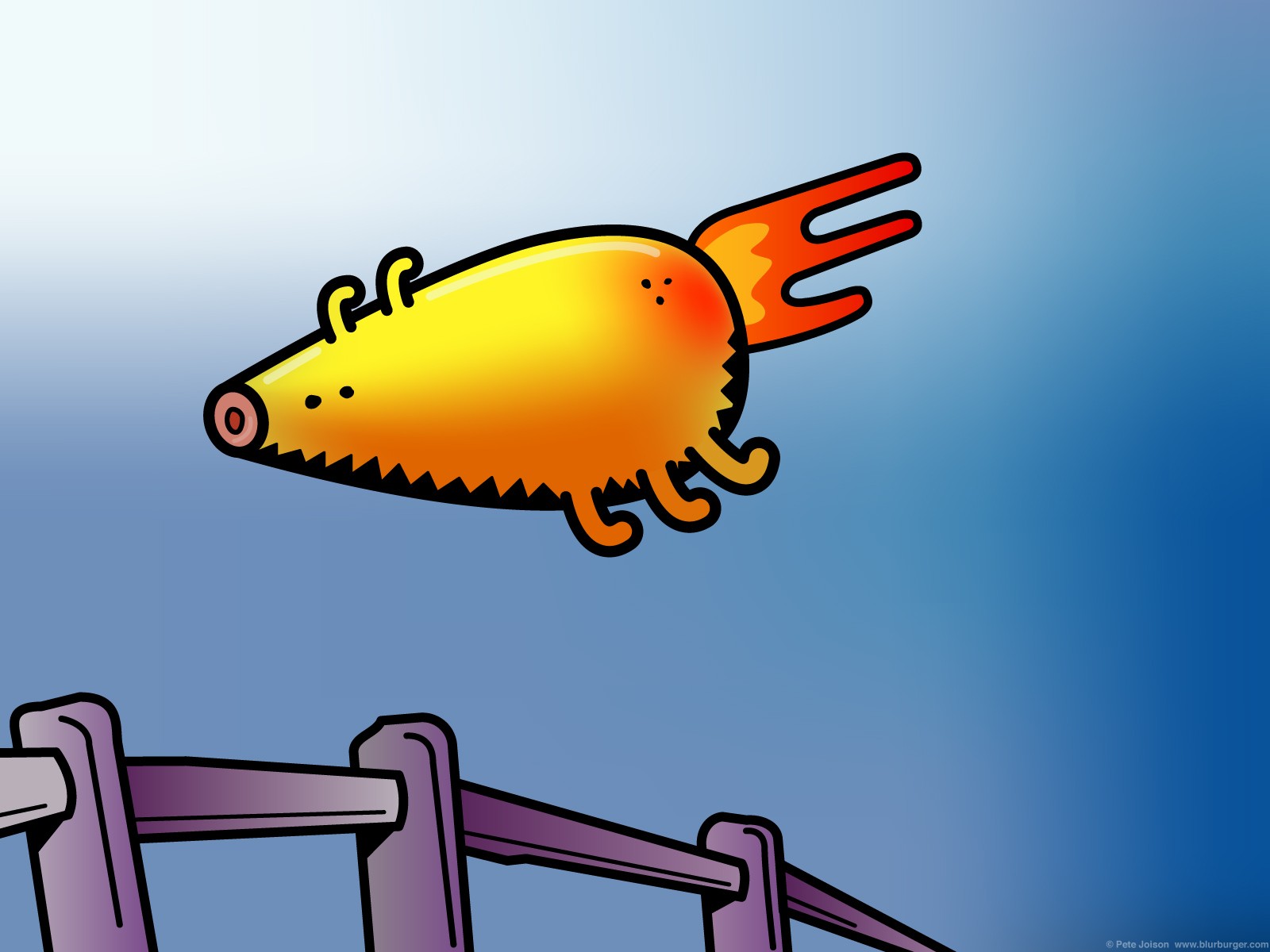 Download Artistic Blurburger Wallpaper