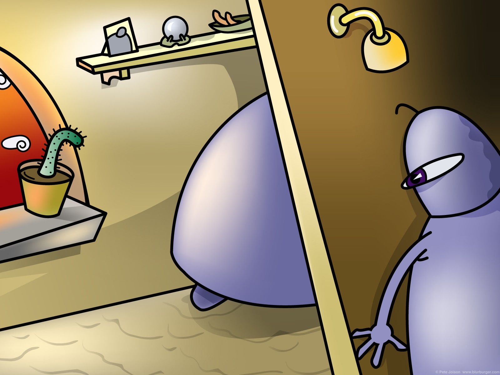 Download Artistic Blurburger Wallpaper