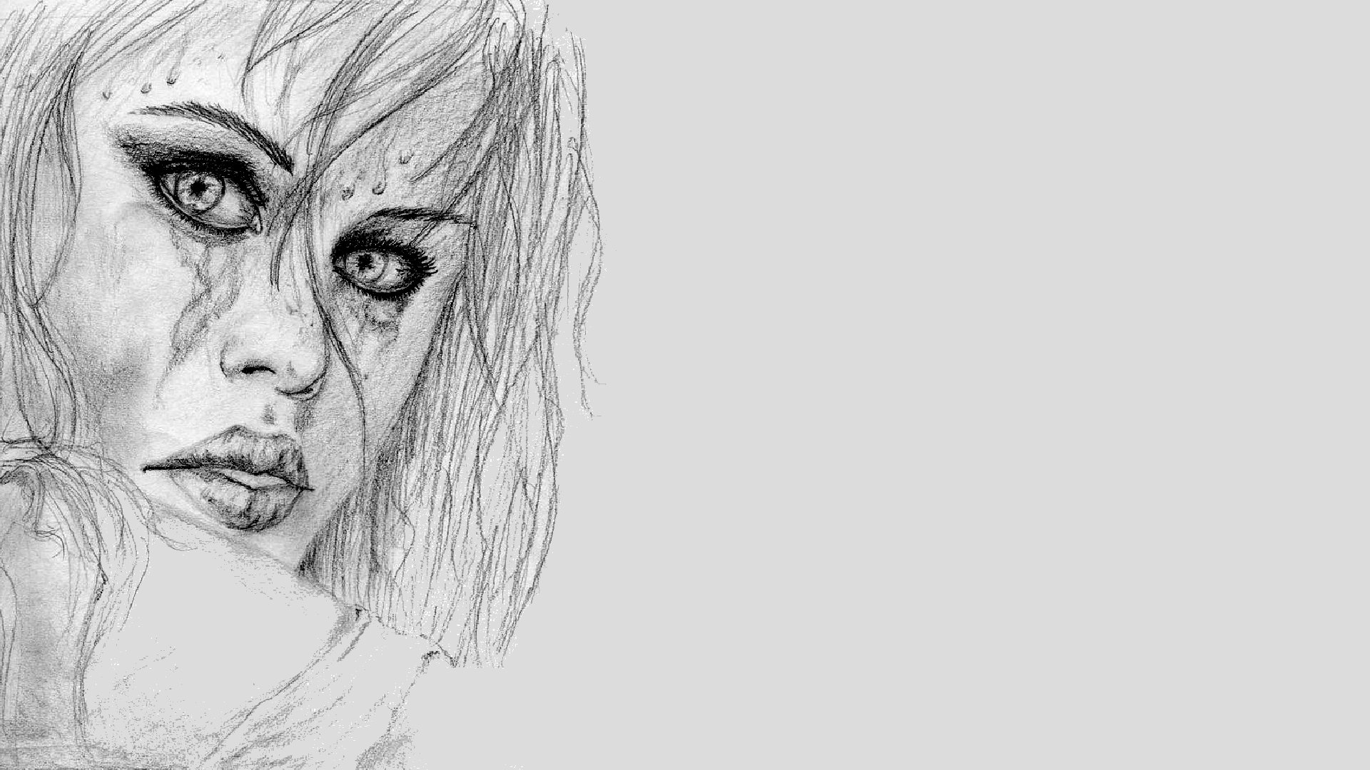 Wallpaper 1920x1080 Figure Drawing HD Wallpaper: Painting Of Yellow