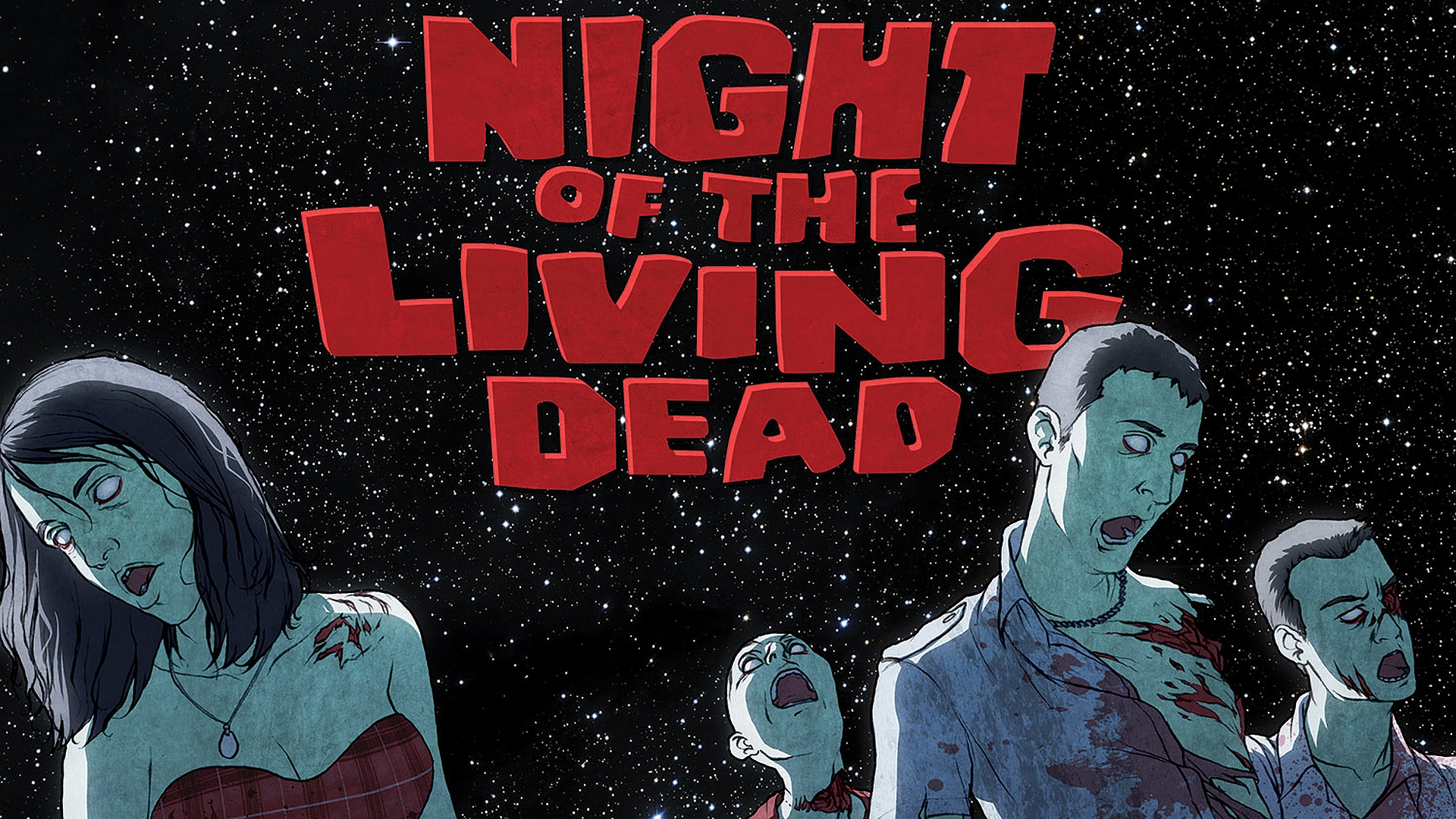 Download Comic Night Of The Living Dead HD Wallpaper