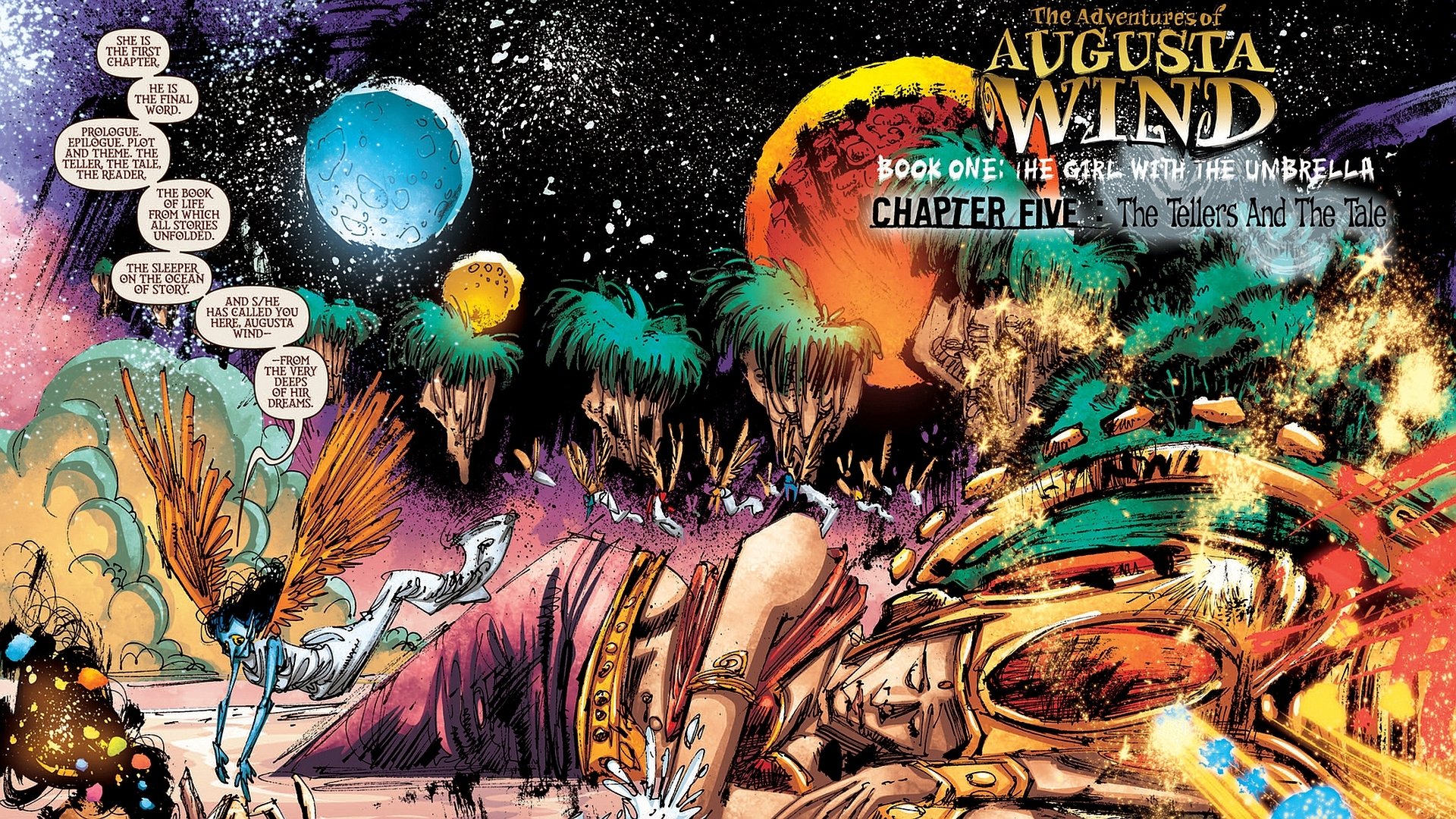 Comics Adventures of Augusta Wind HD Wallpaper