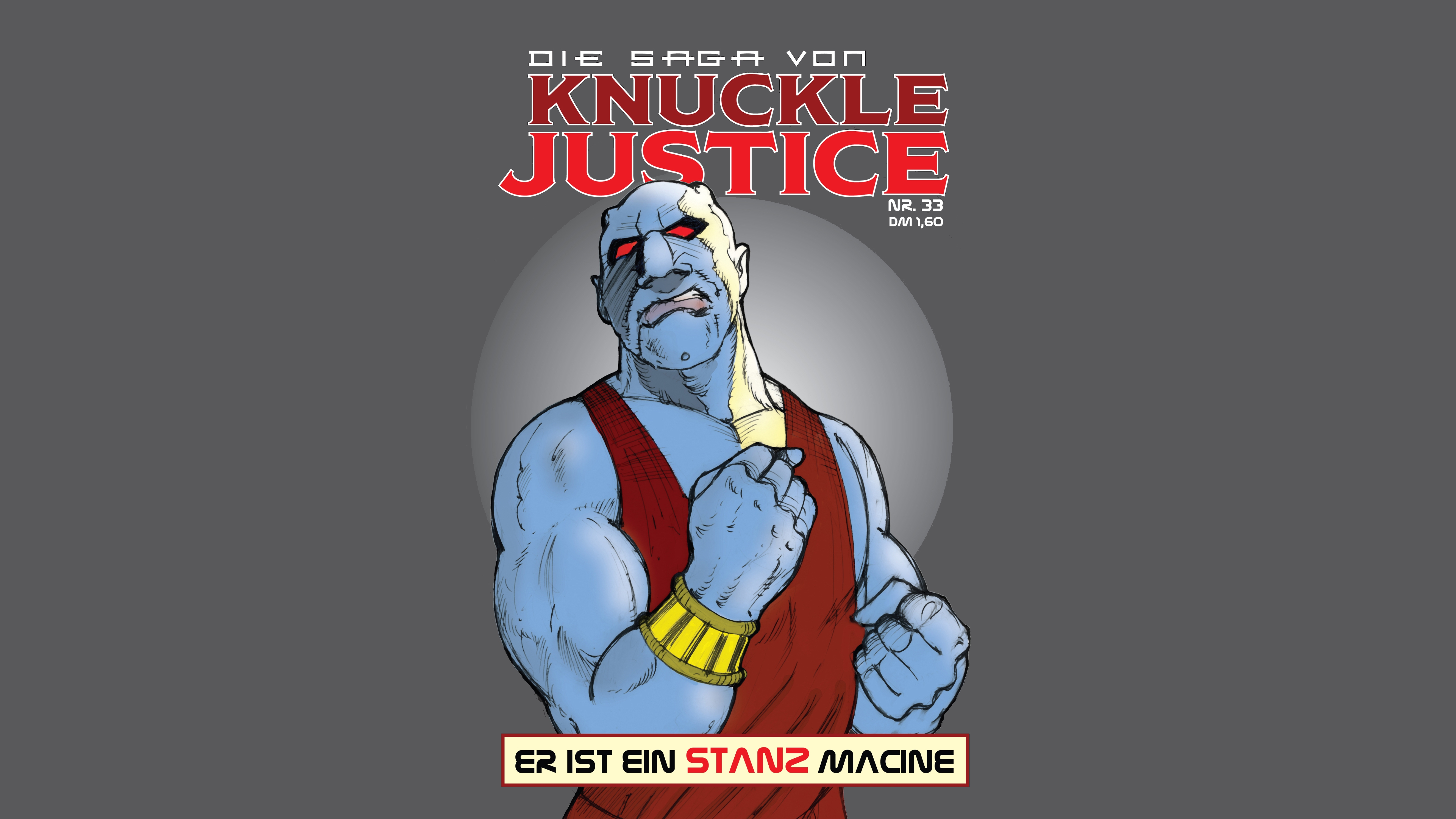 Download Comic Knuckle Justice 4k Ultra HD Wallpaper