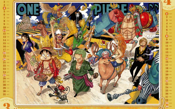 One Piece Crew Adventure - 4K Ultra HD Wallpaper by Dimas Raviandra