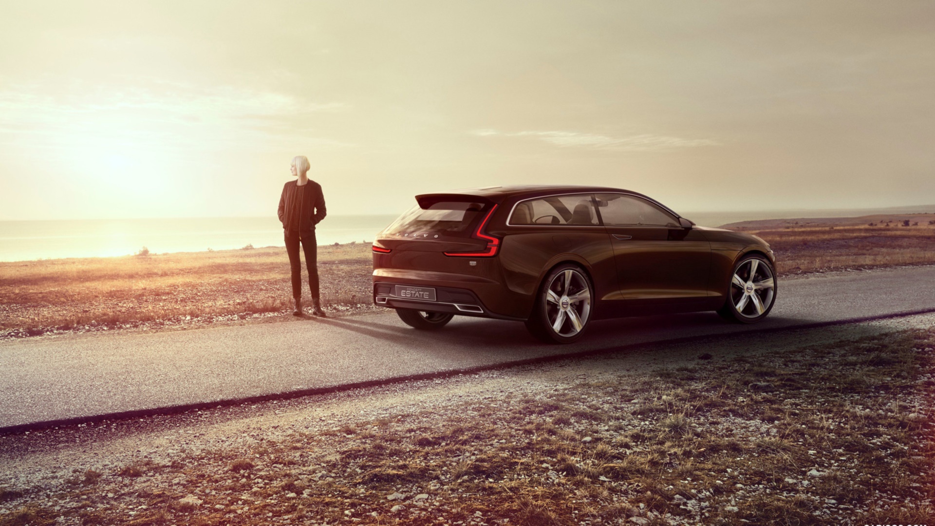 Download Vehicle Volvo Estate Concept HD Wallpaper