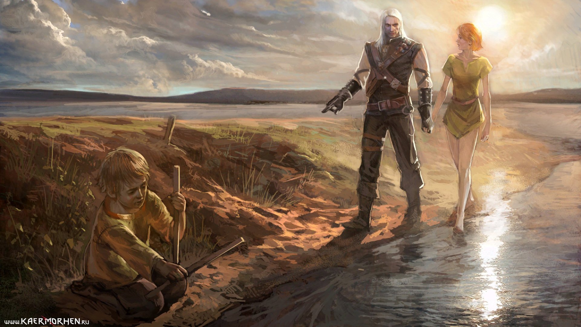 The Witcher HD Wallpaper: Epic Video Game Scene in Stunning Detail by ...