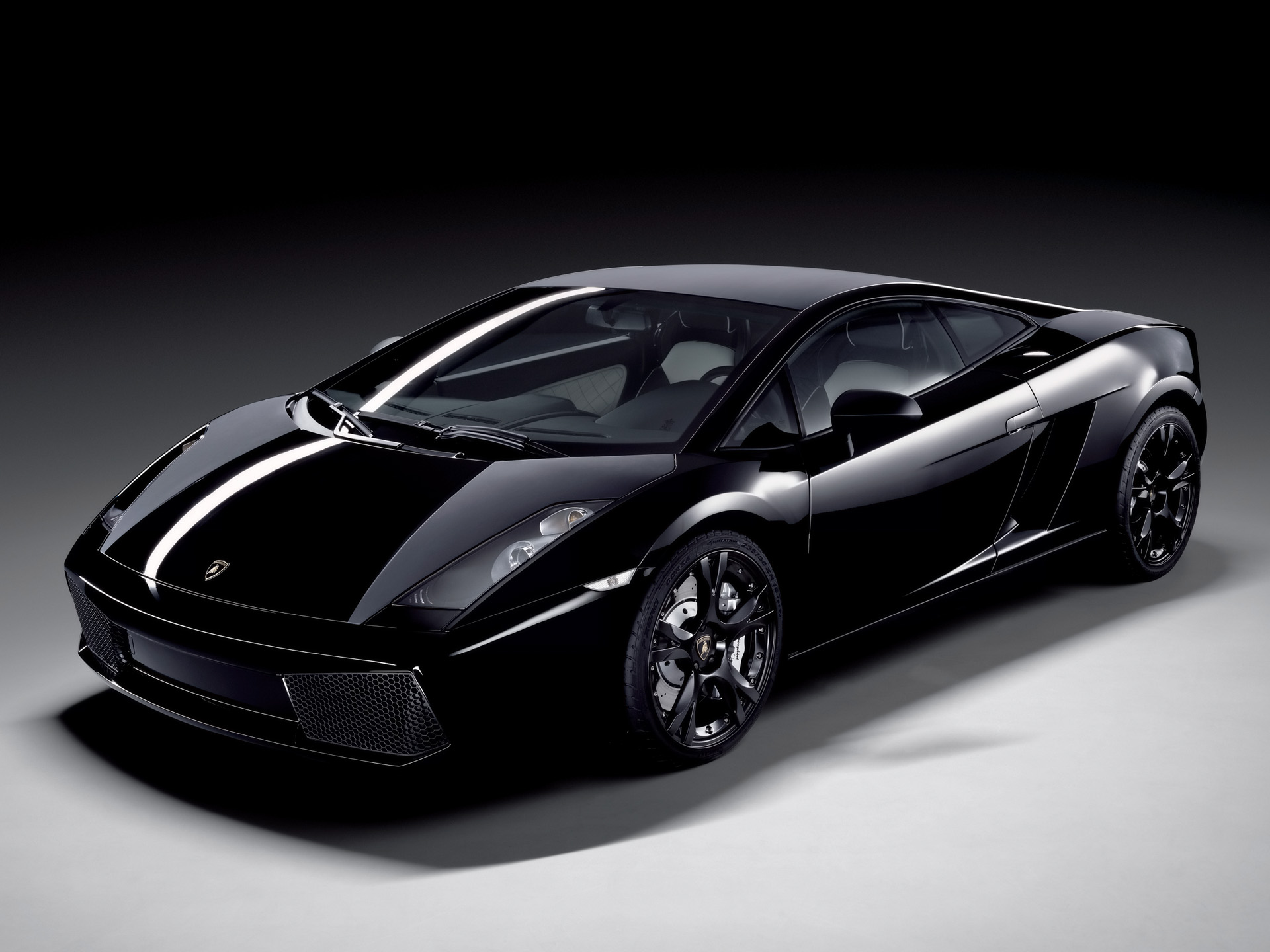 Stunning Black Lamborghini Gallardo HD Wallpaper