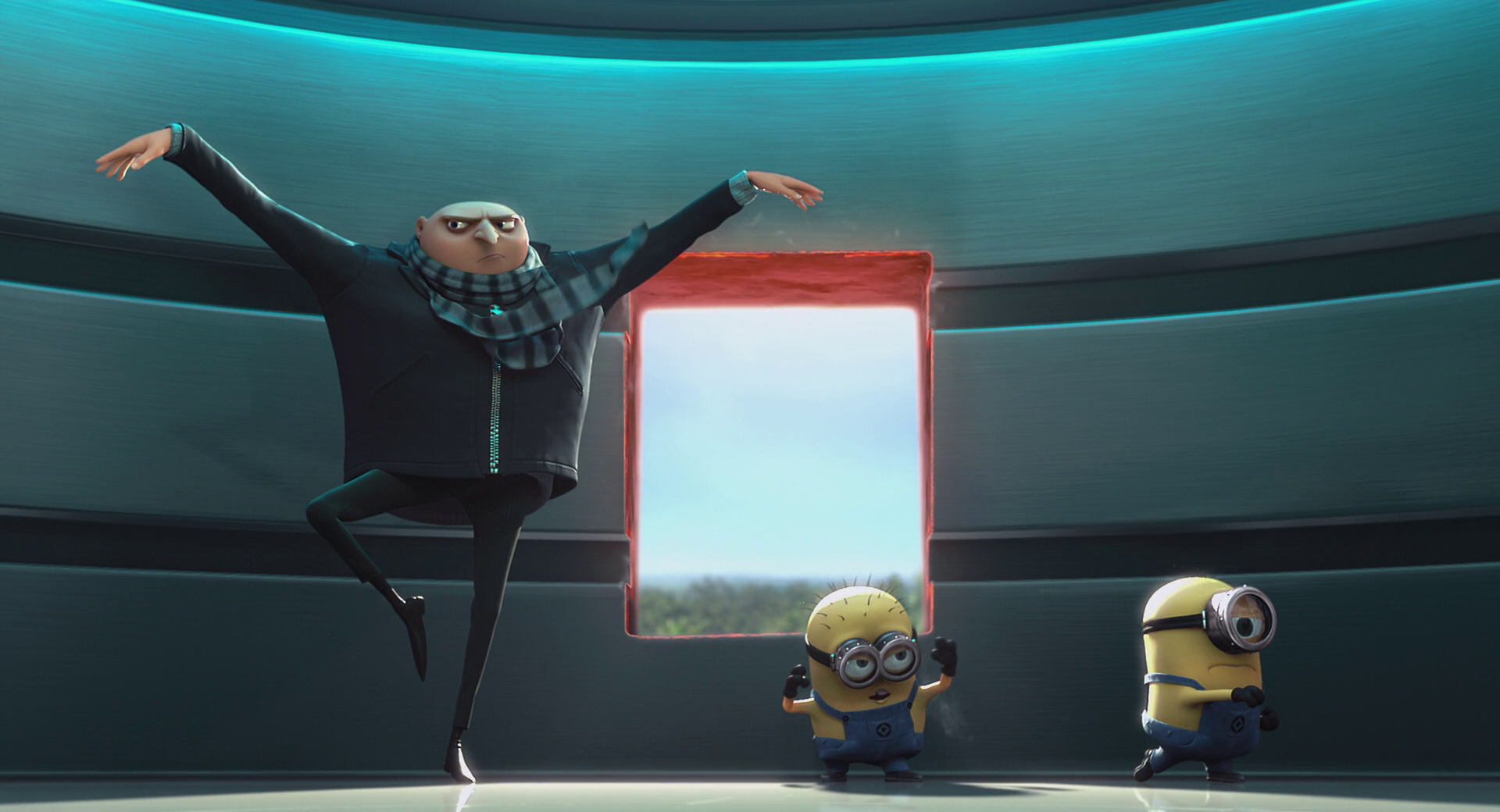 Gru and Minions HD Wallpaper – Despicable Me Movie Moment