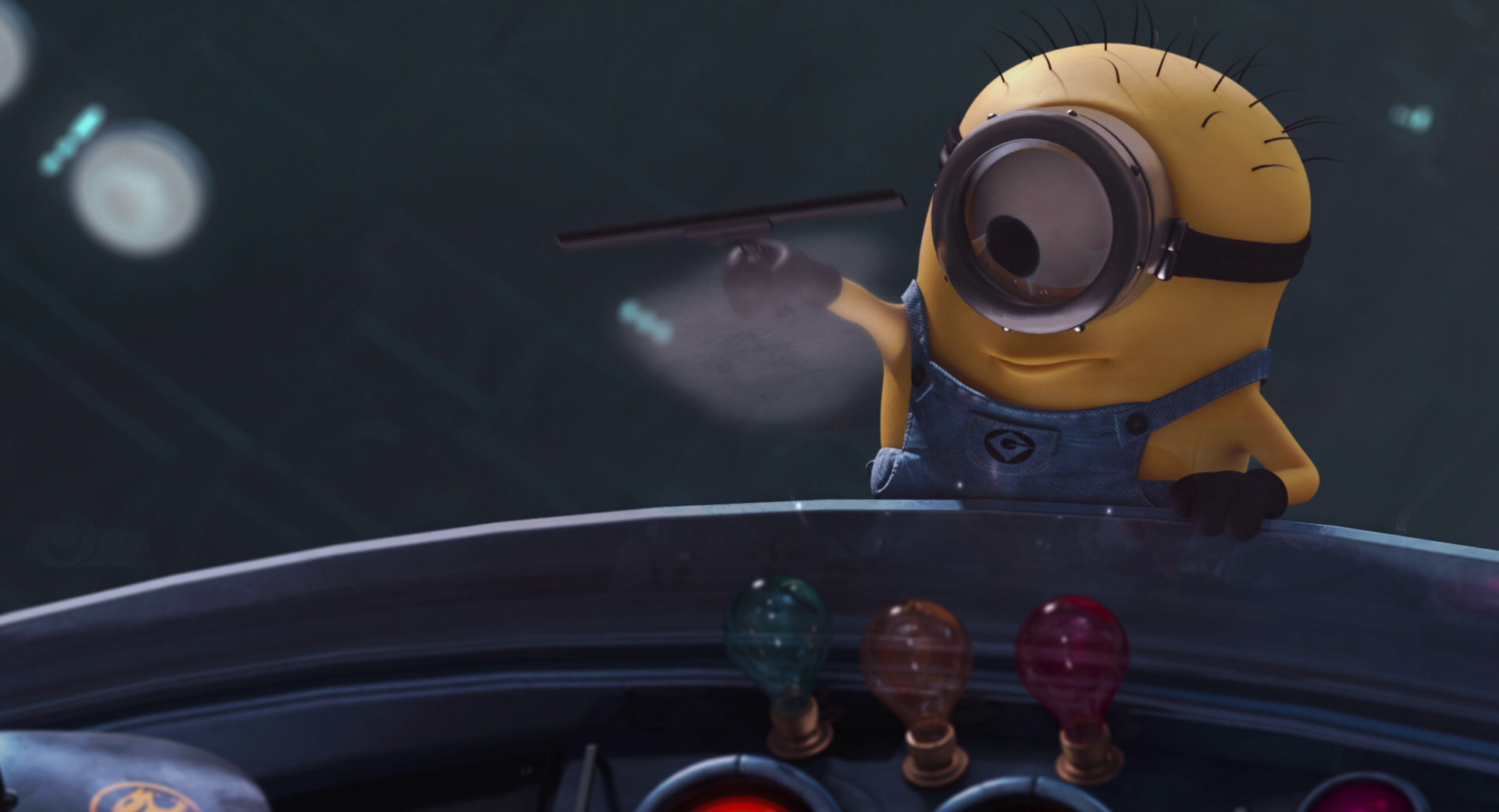 Despicable Me HD Wallpaper: Minion Adventure Under the Moonlight