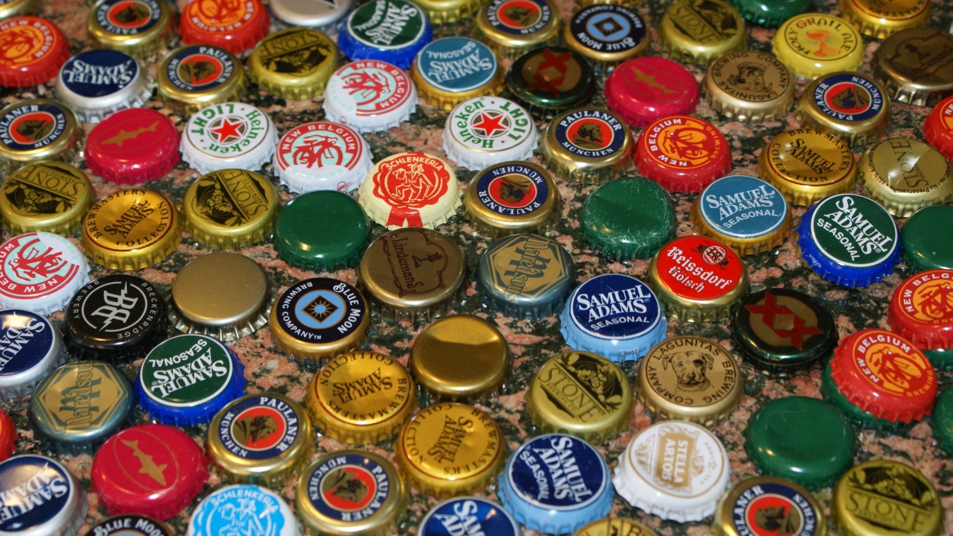 Download Misc Beer Bottle Caps HD Wallpaper