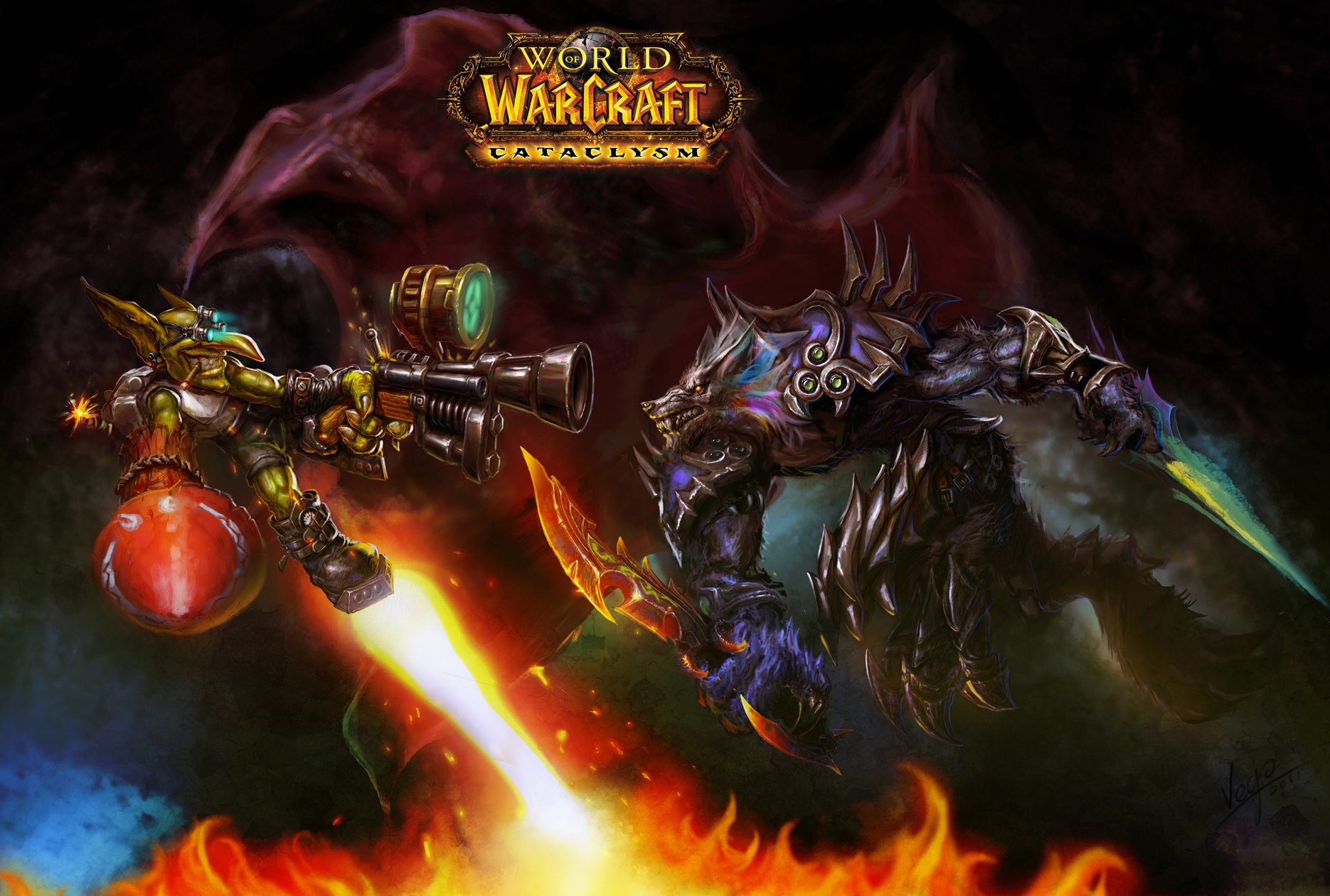 Download Video Game World Of Warcraft: Cataclysm Wallpaper